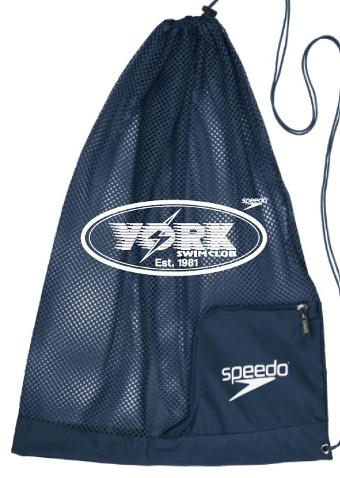 YORK Mesh Equipment Bag Navy - Sport Fair Swimwear Inc.