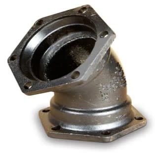 6 IN DUCTILE IRON 45 DEGREE ELBOW - CTC PLUMBING SUPPLY, LLC