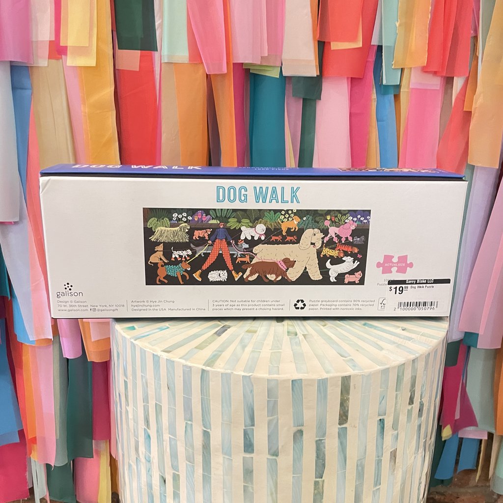 Galison Dog Walk Puzzle - Savvy Blake LLC