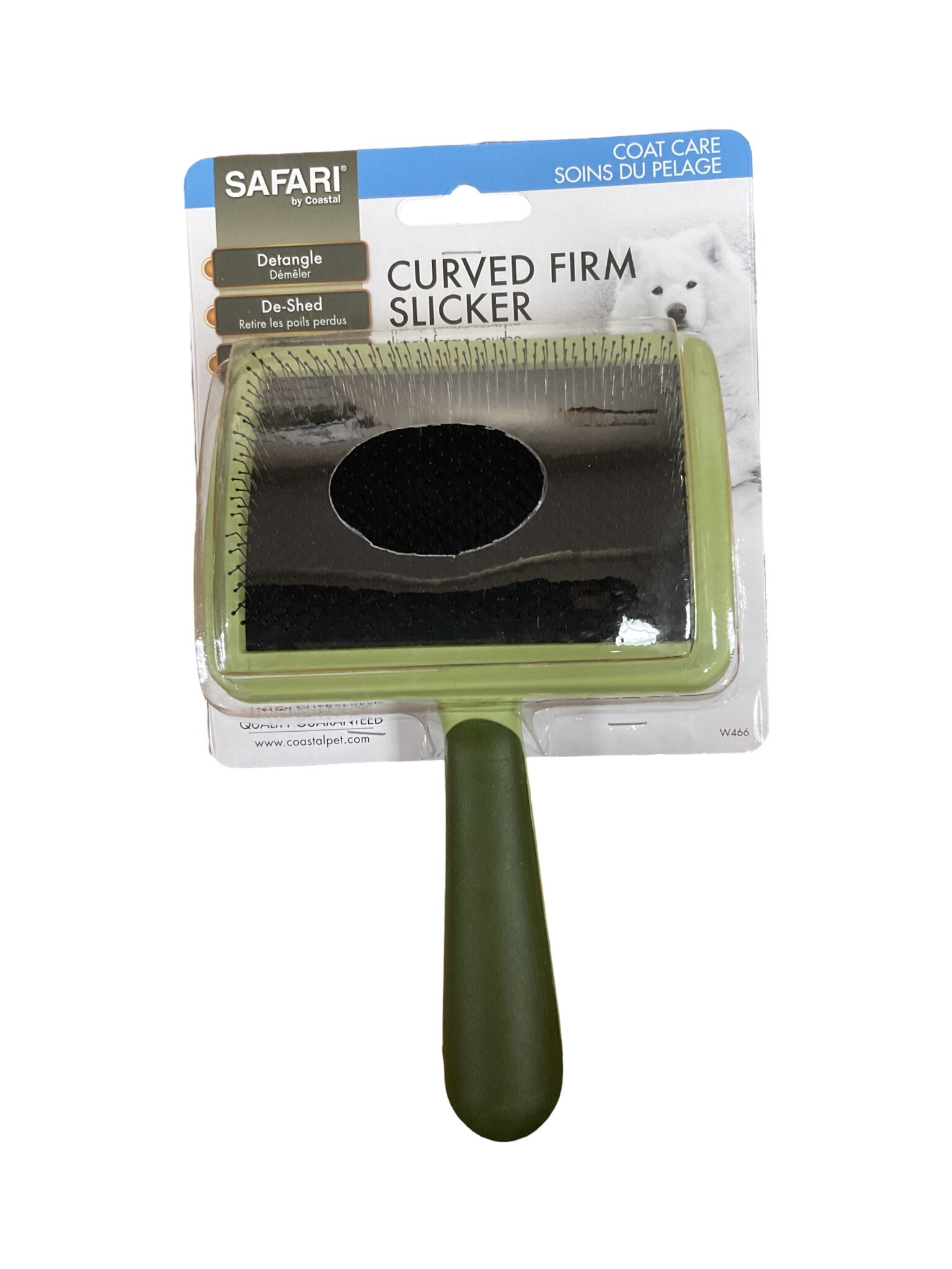 Safari Curved Firm Slicker Dog Brush - Animal Rescue League of Iowa