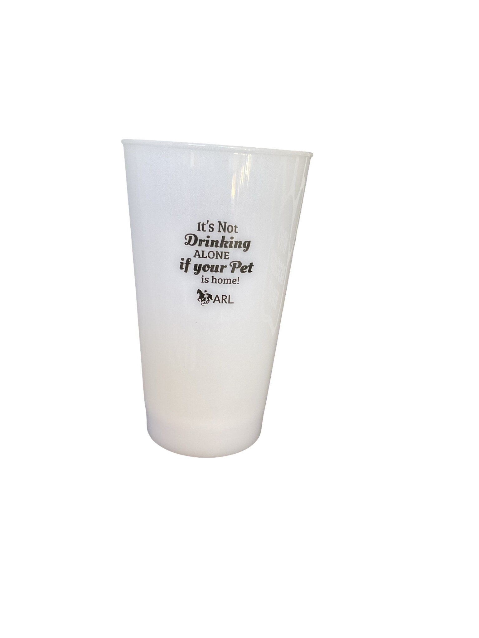 It's Not Drinking Alone If Your Pet Is Home" Light Up Pint Glass ...