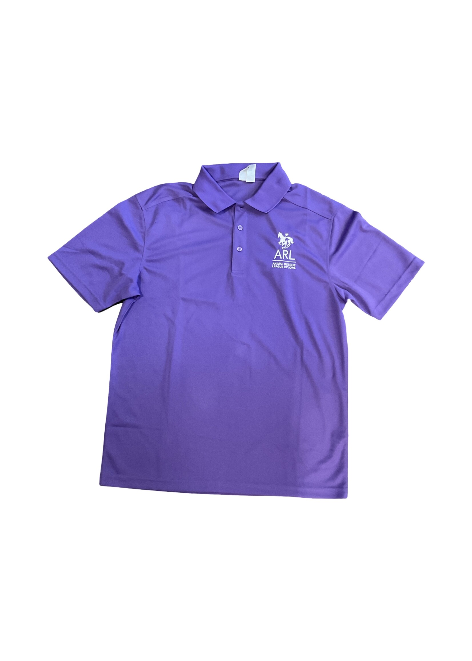 ARL Staff Purple Polo- Uniform Approved - Animal Rescue League of Iowa