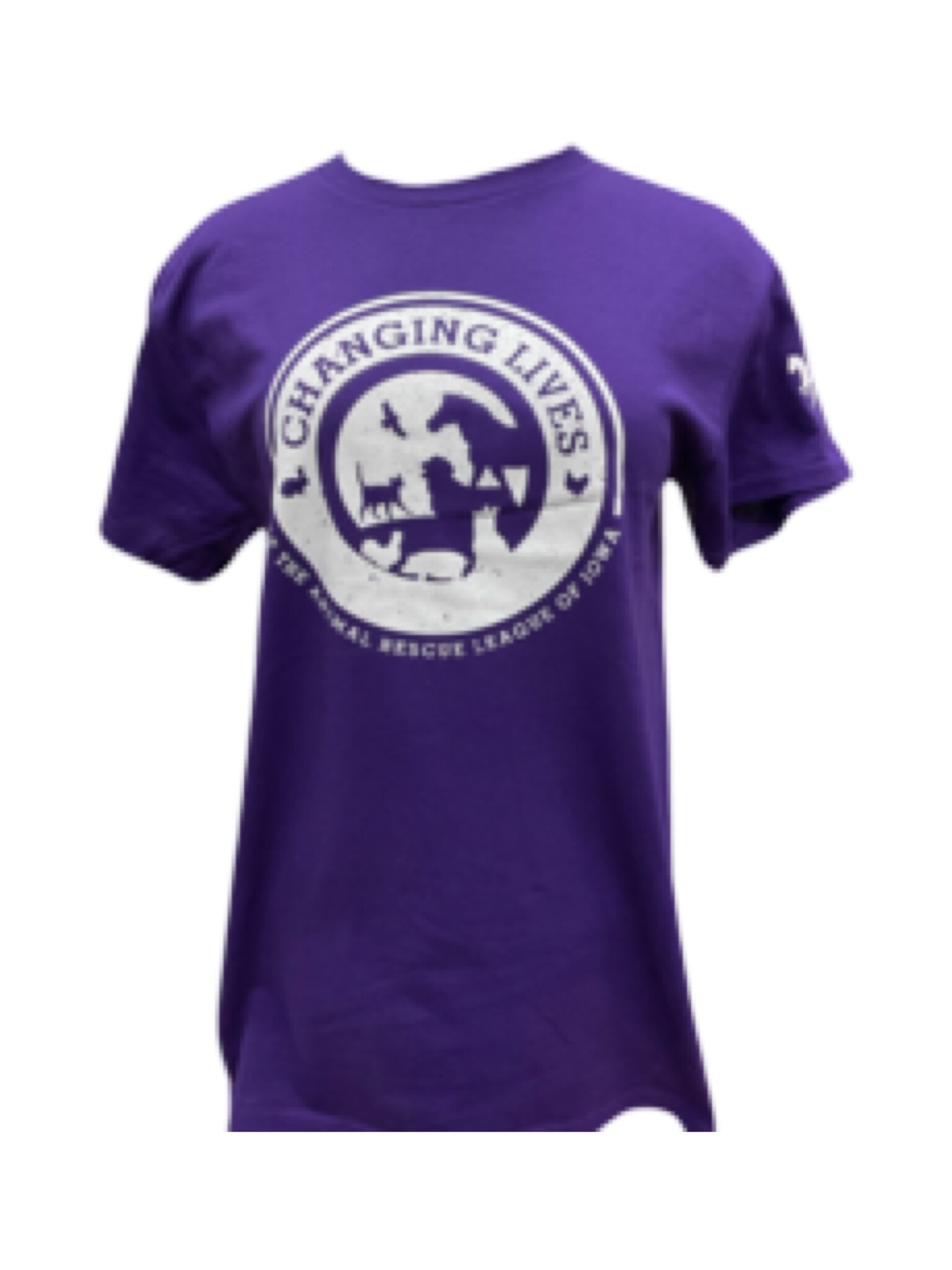 Purple Staff Shirts - Animal Rescue League of Iowa
