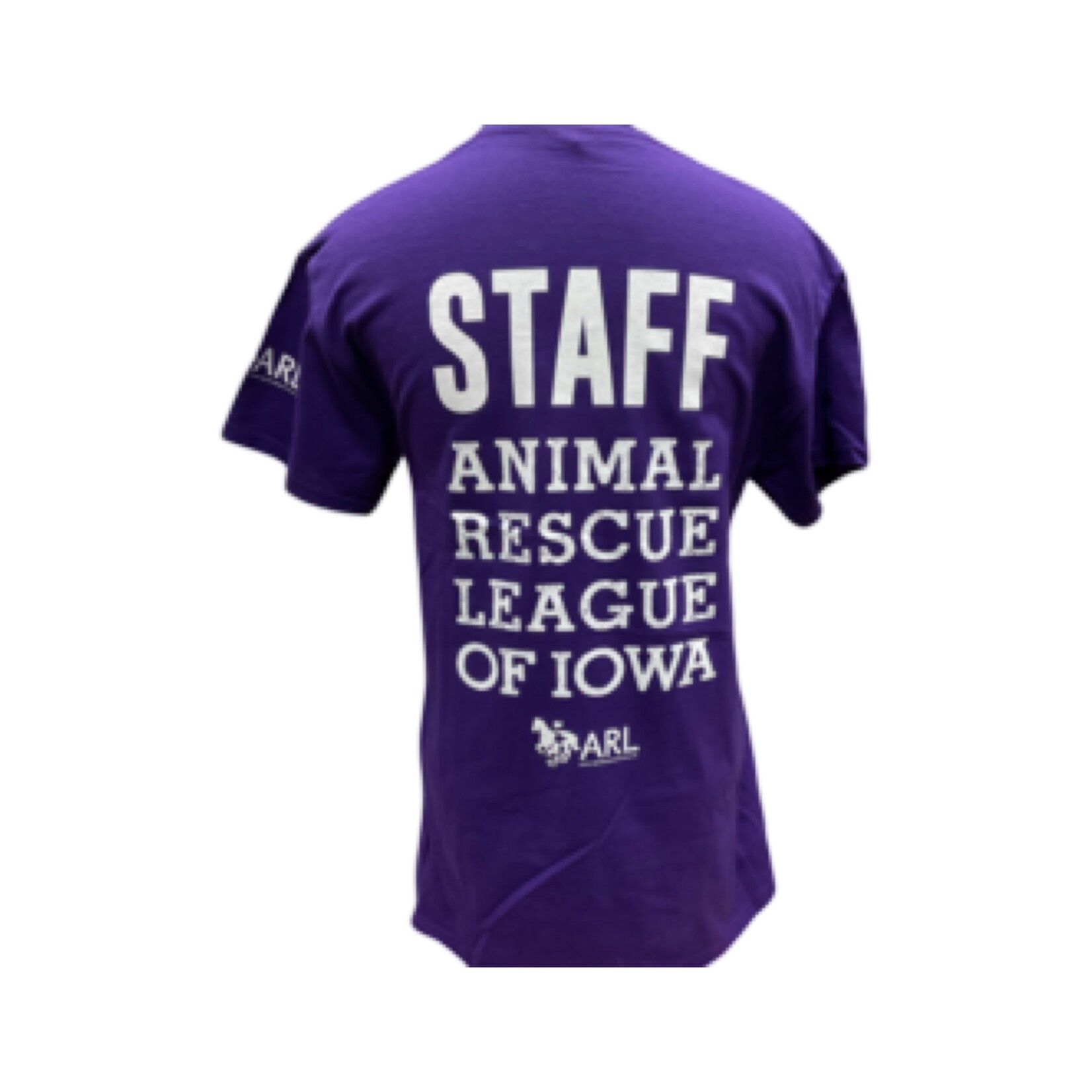 Purple Staff Shirts - Animal Rescue League of Iowa