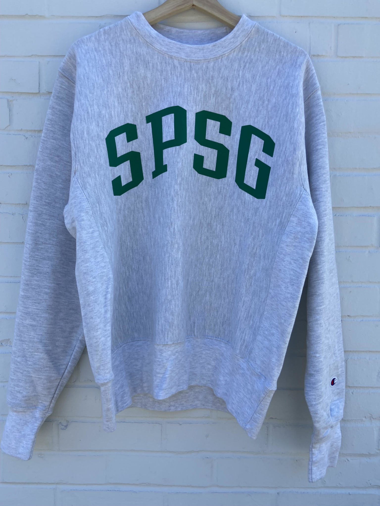 Champion Crew Adult Grey SPSG - The St. Paul's Schools Store