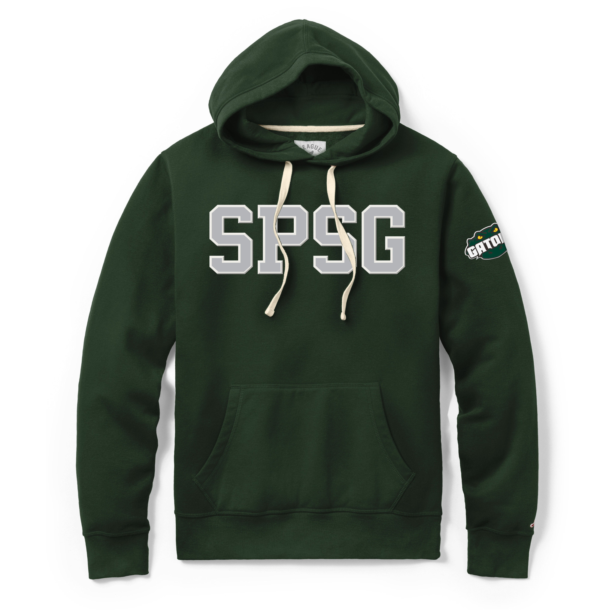 L2 Stadium Hood Sleeve Adult Green SPSG - The St. Paul's Schools Store