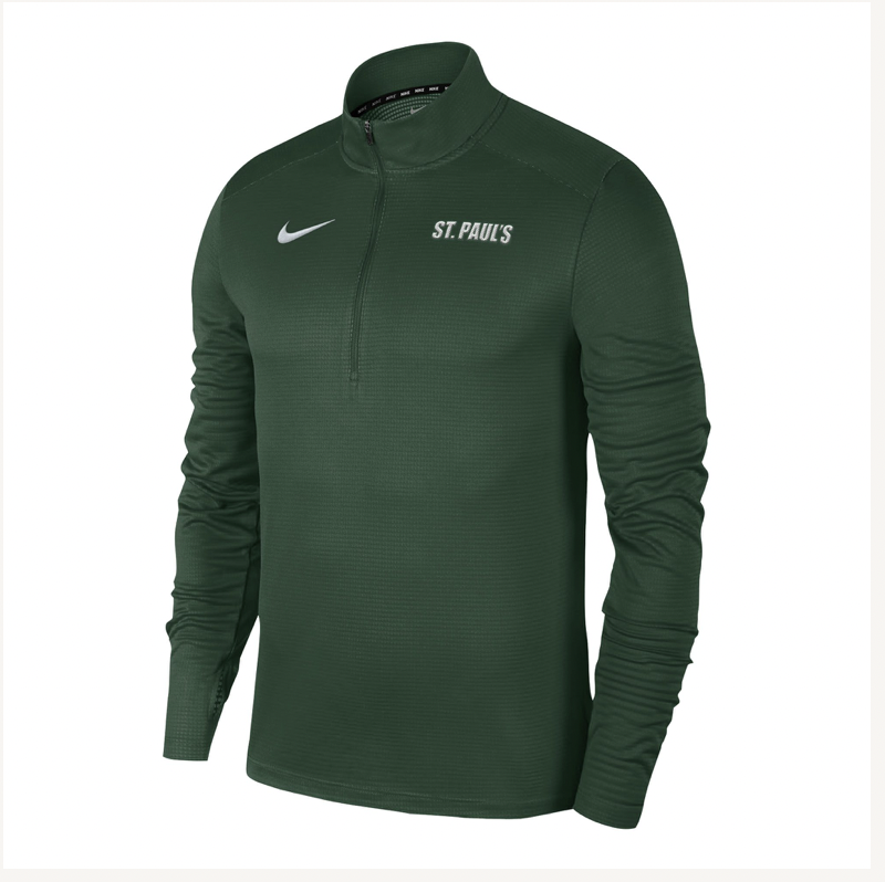 Nike Pacer 1/4 Zip Adult Green SPSG - The St. Paul's Schools Store