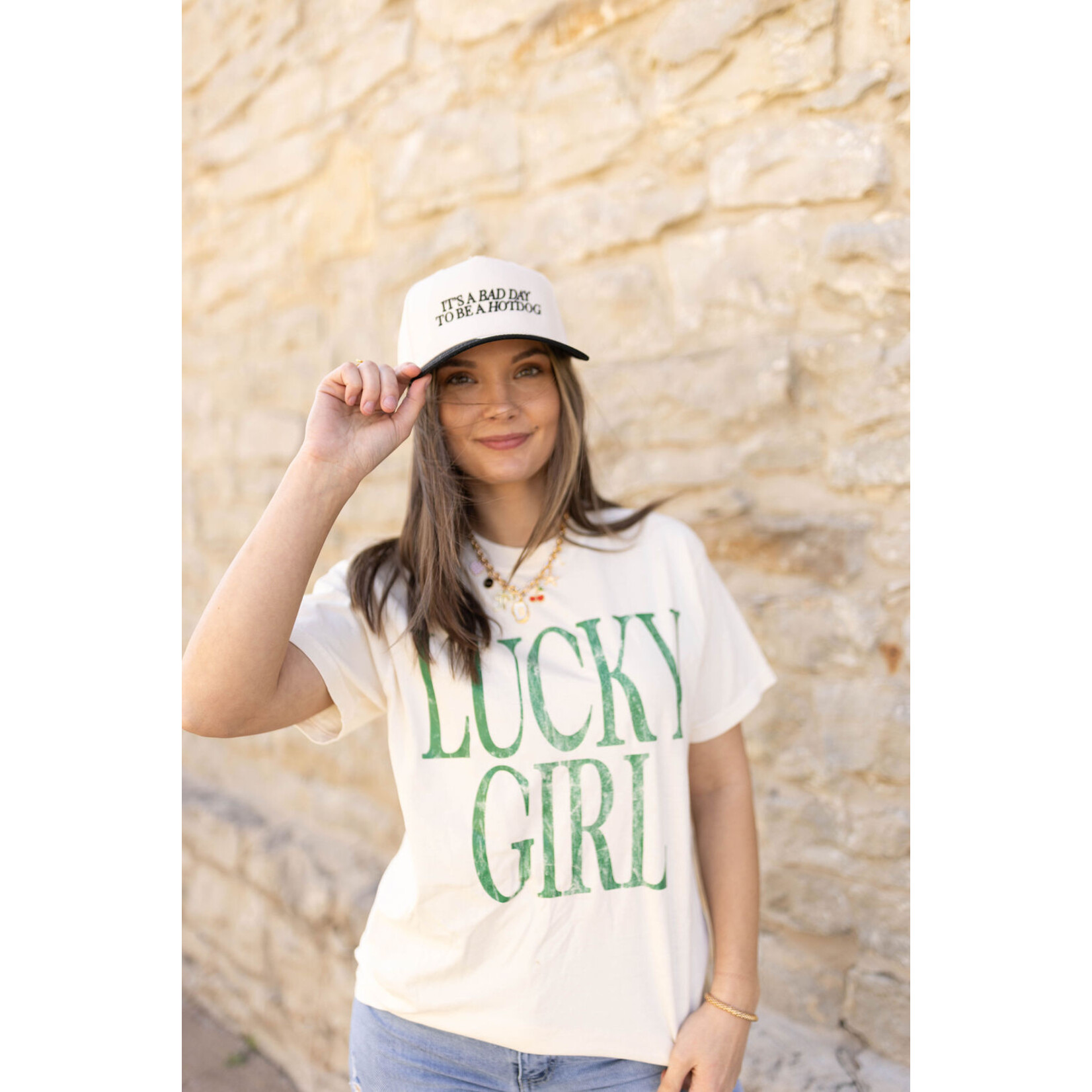 Lucky Girl Tee - Blu Bayou Gifts & Decor