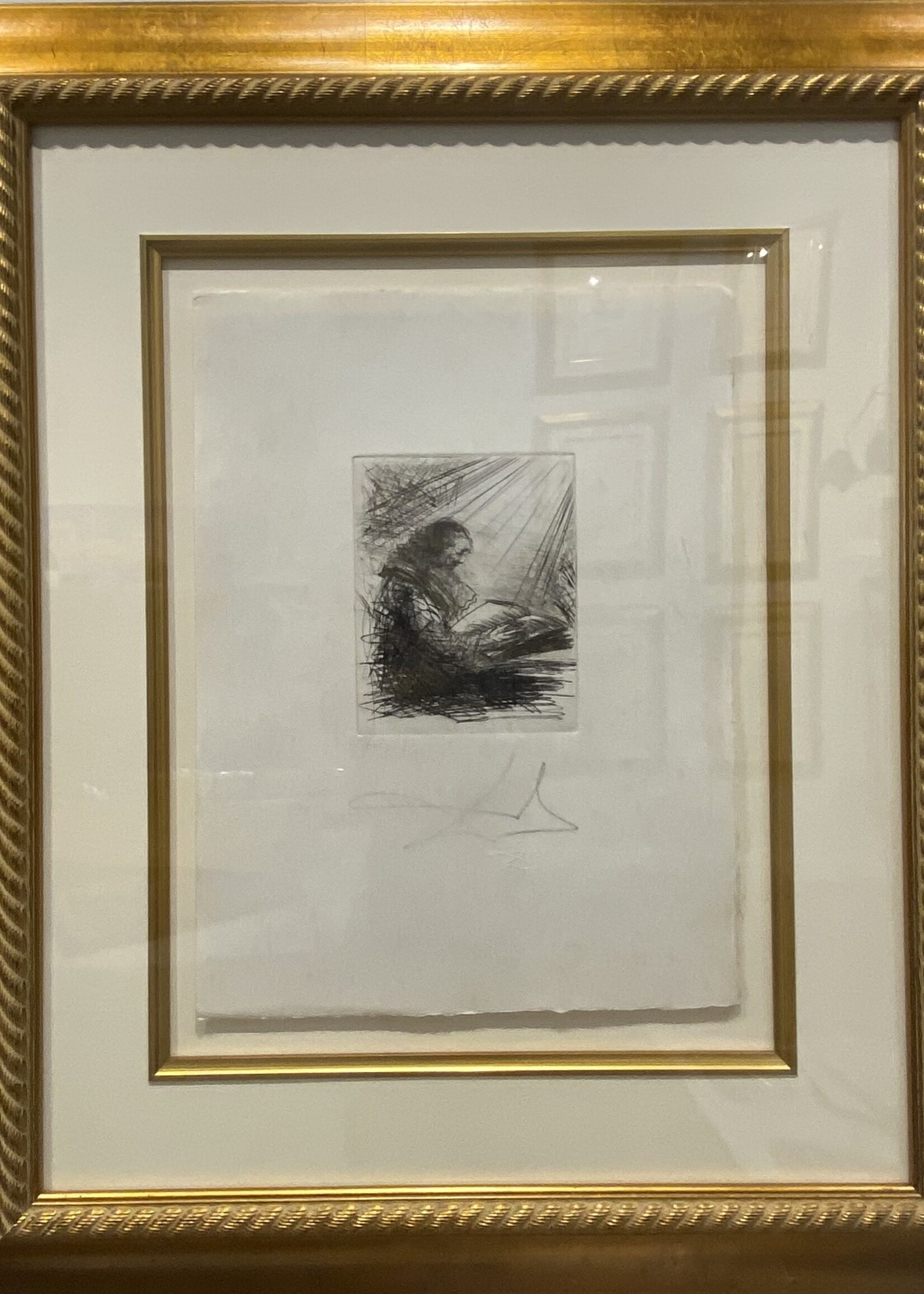 Salvador Dali "Vignettes of Faust: Faust Reading" - Gallery725