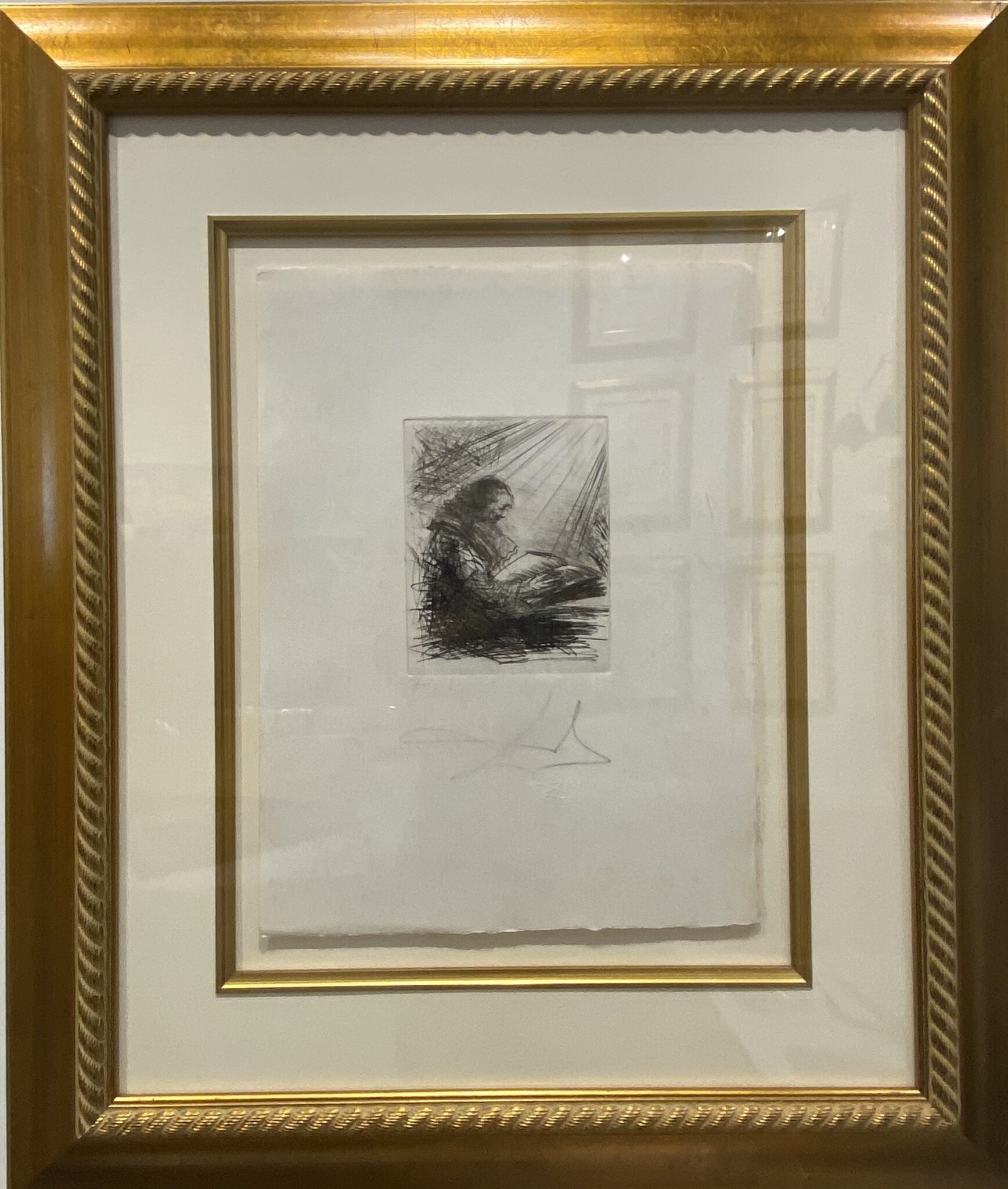 Salvador Dali "Vignettes of Faust: Faust Reading" - Gallery725