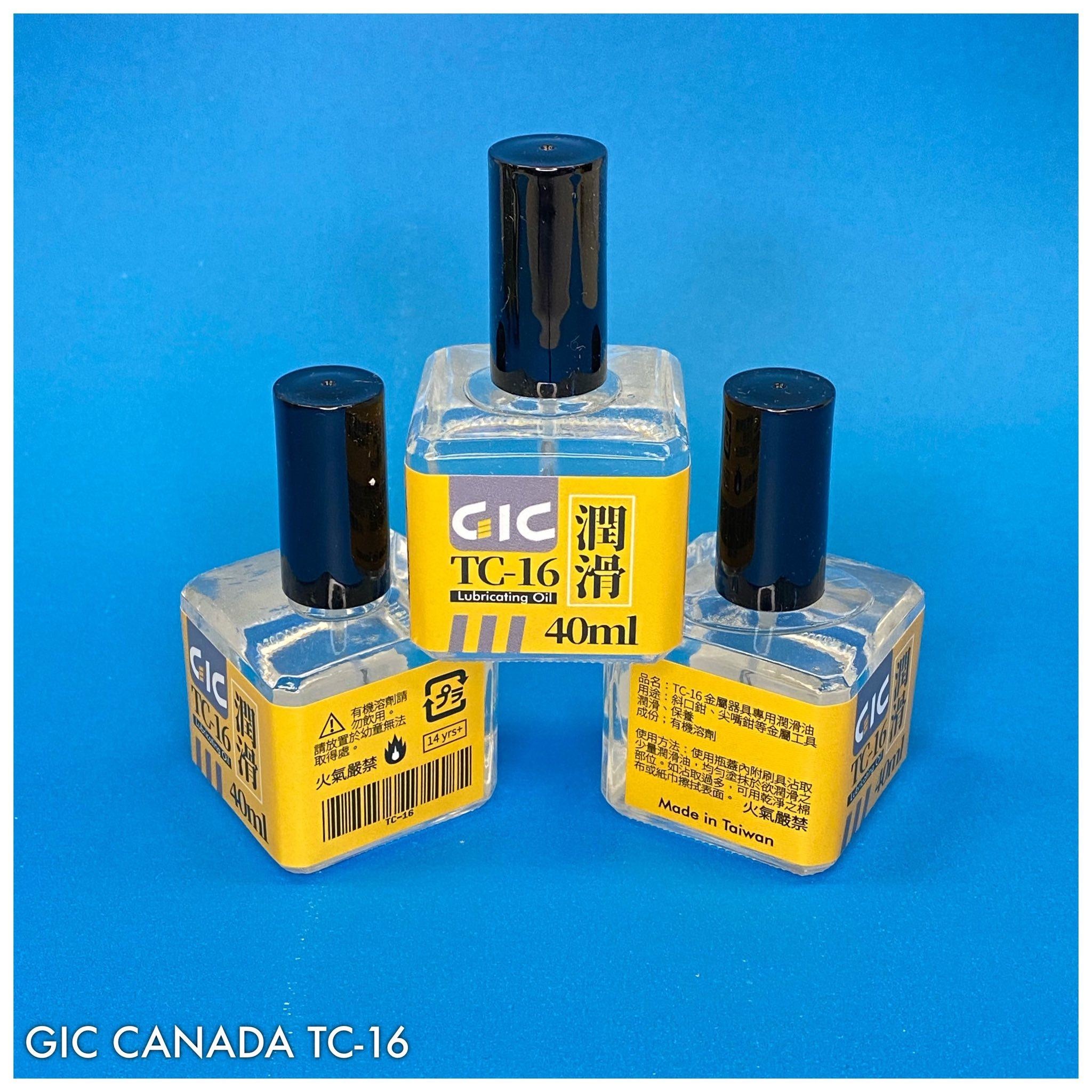 GIC TC-16 LUBRICATING OIL FOR TOOLS 40ML - Fire Kirin (Comex Hobby Scona)