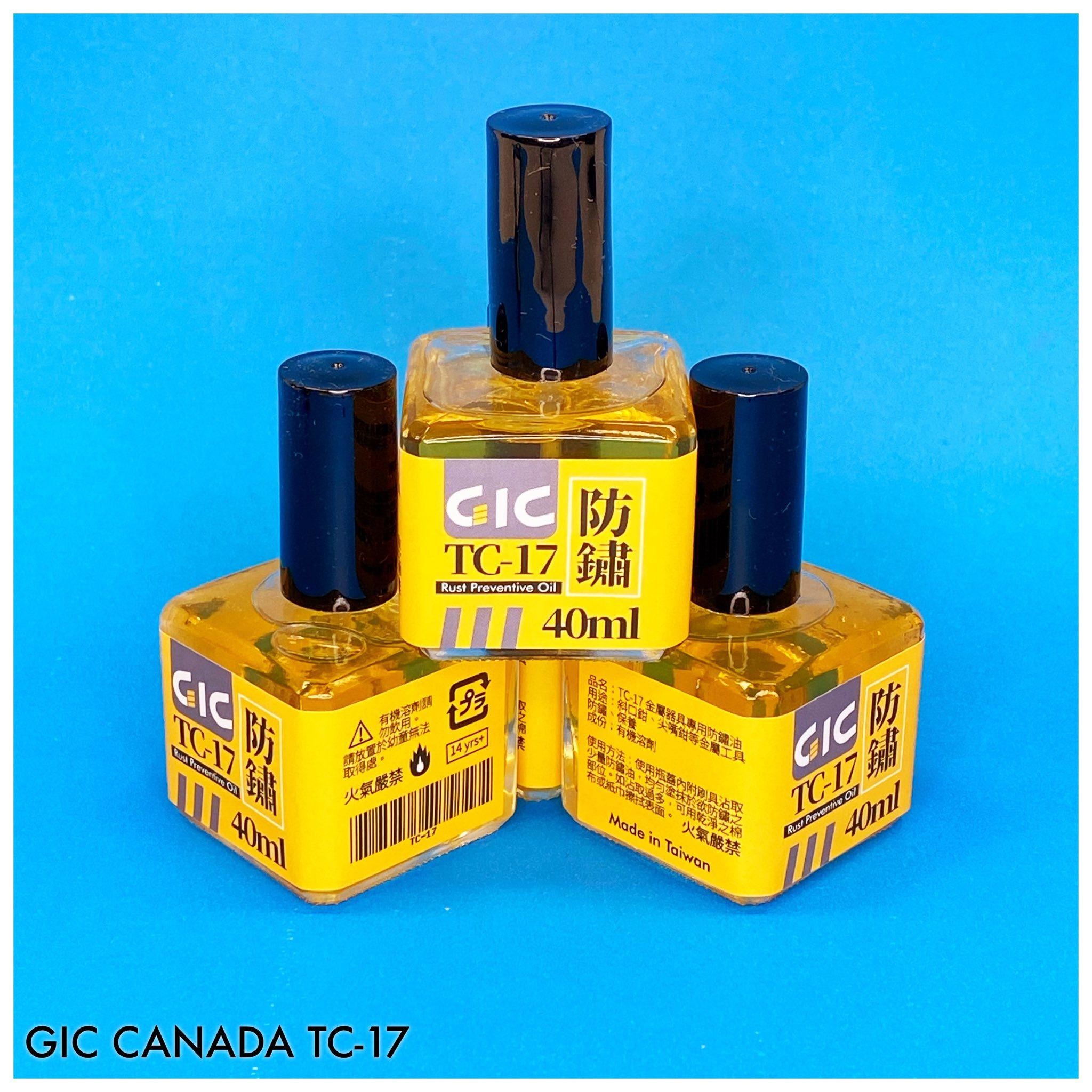 GIC TC-17 RUST PREVENTIVE OIL 40ML - Fire Kirin (Comex Hobby Scona)
