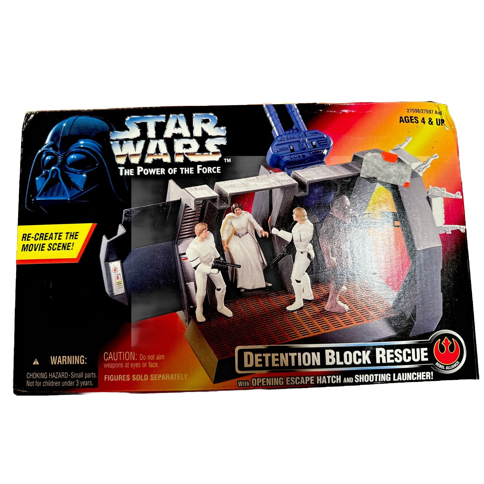 KENNER KENNER STAR WARS THE POWER OF THE FORCE DETENTION BLOCK RESCUE ...