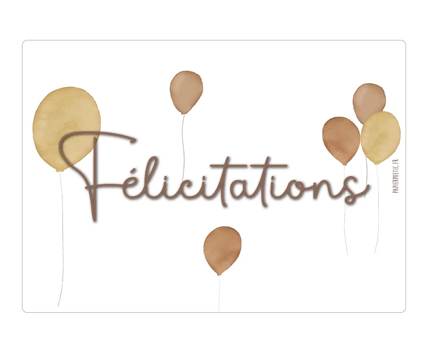 Carte de souhaits-Félicitations - Hello & Co - Magasin de bébé