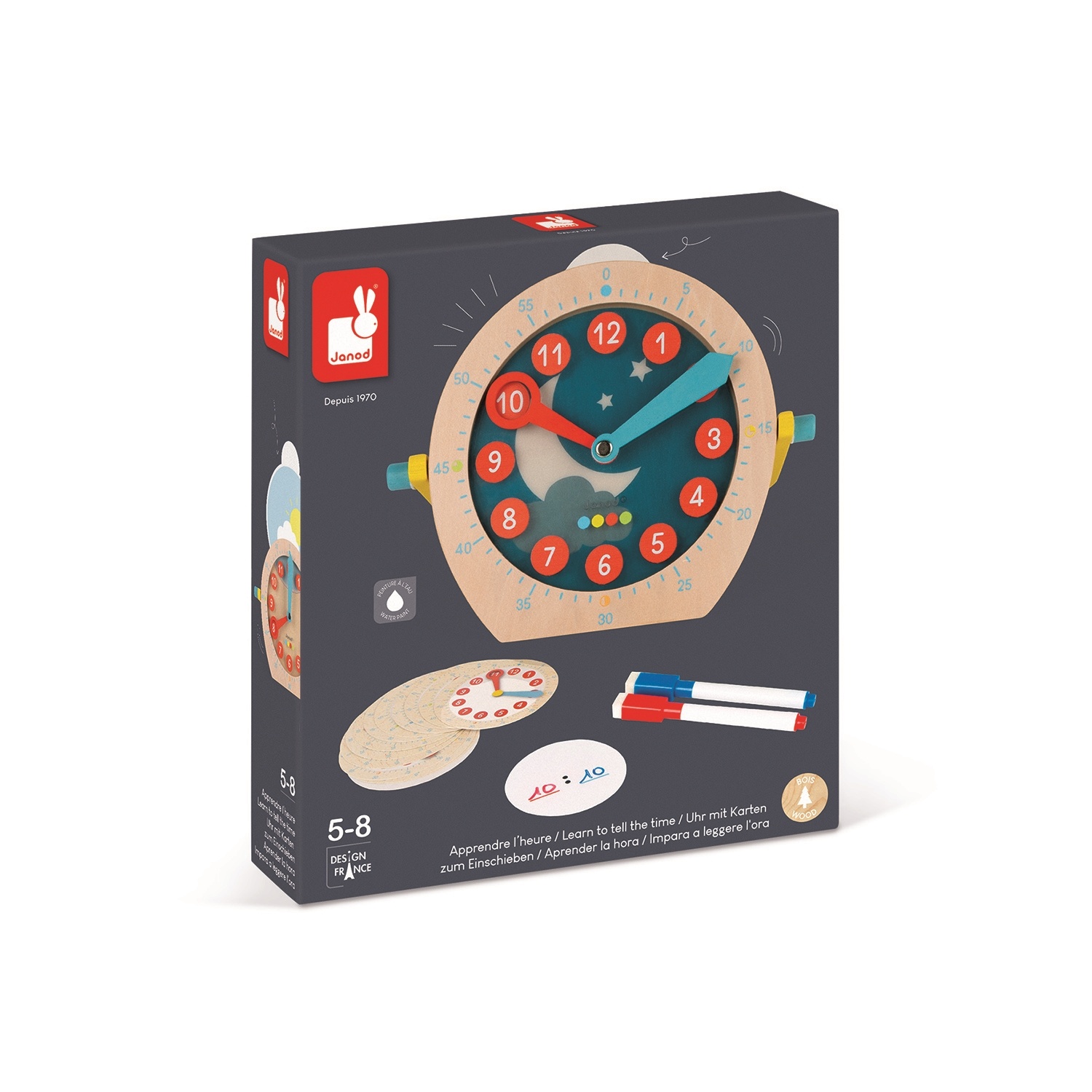 Apprendre l’heure - Essentiel - Hello & Co - Baby Store