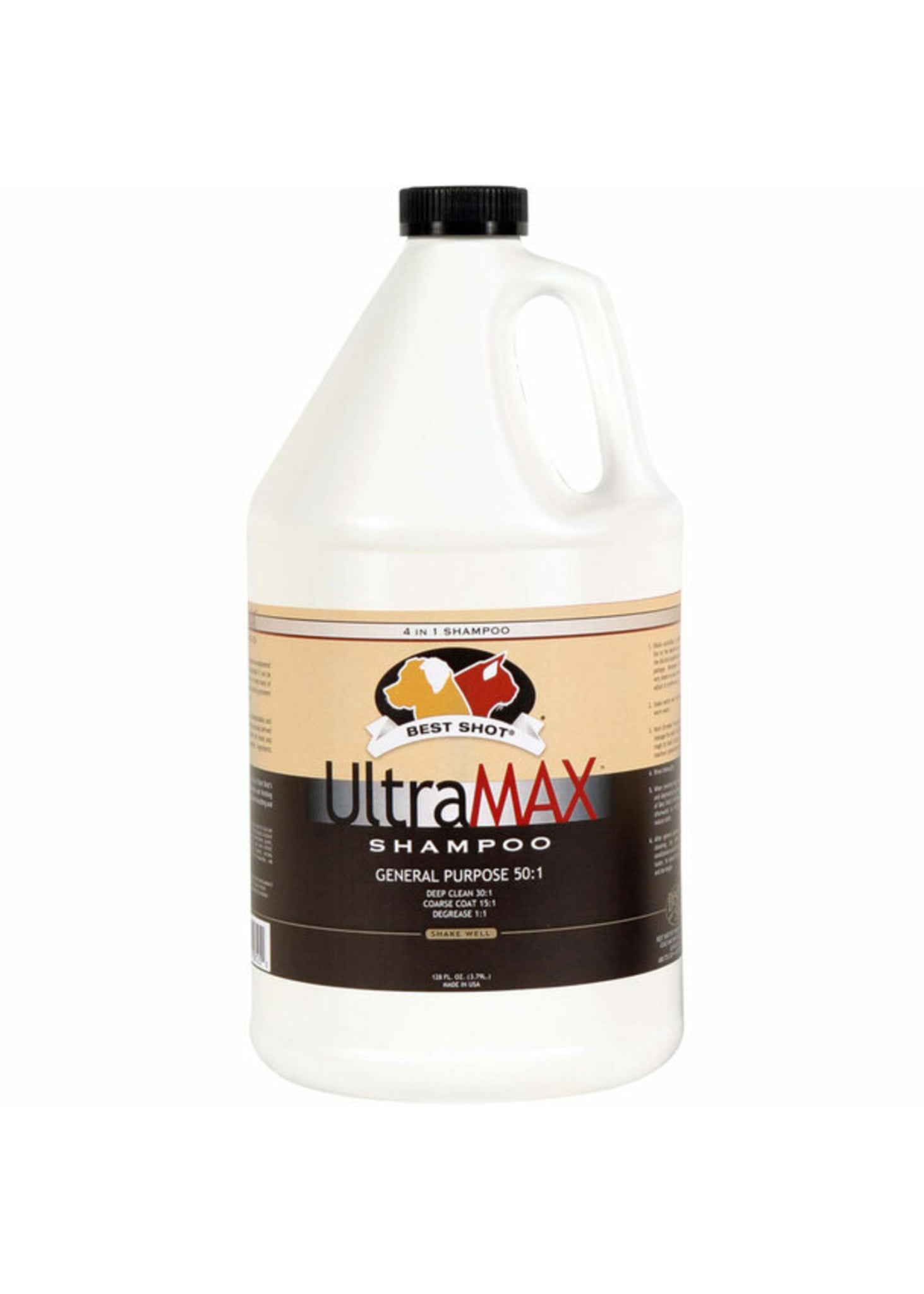 Best Shot UltraMax 4 in 1 Shampoo 1 Gallon - AHP PET SUPPLY LLC