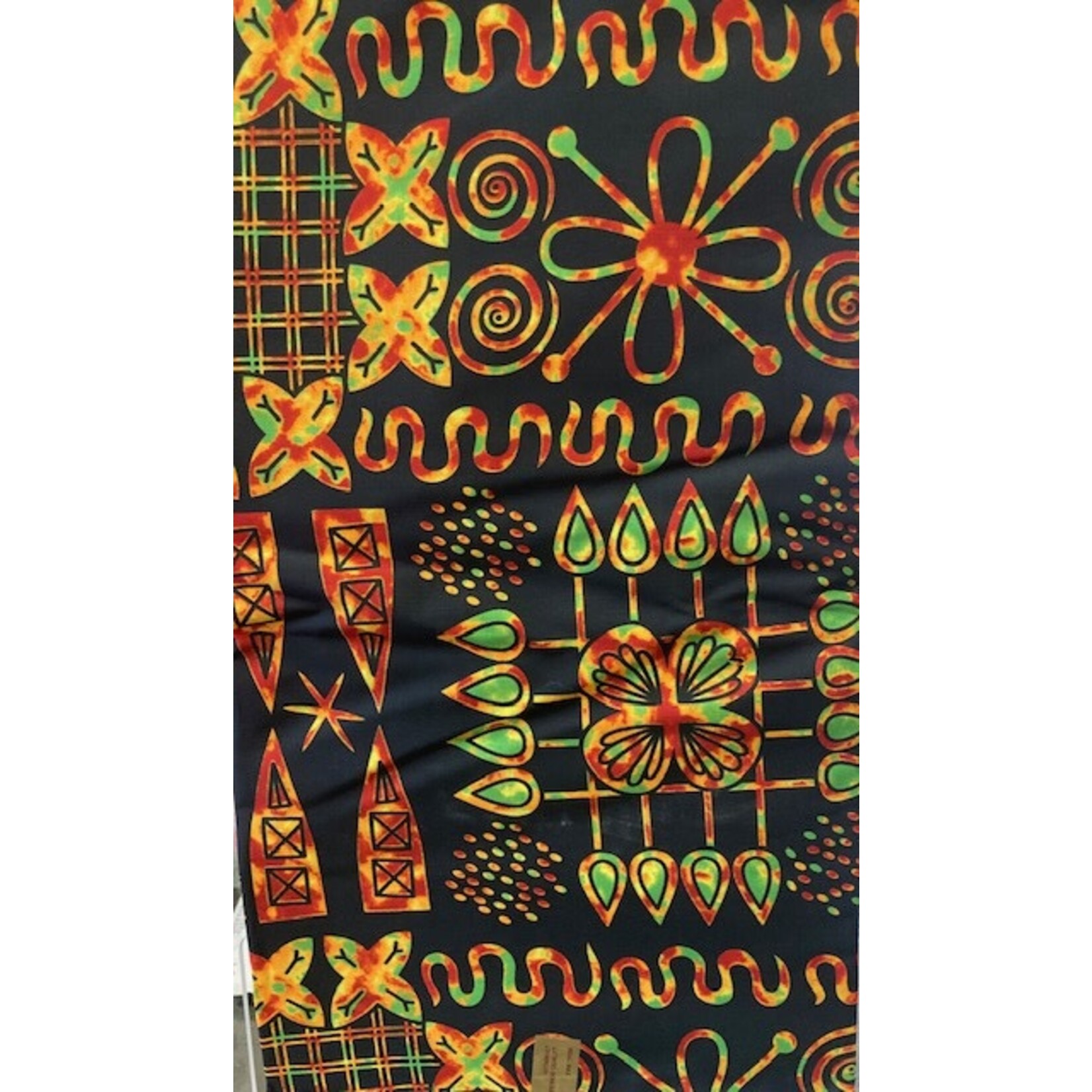 HiTarget Black Ankara Print. Sold by full yard only. - Sankofa African ...