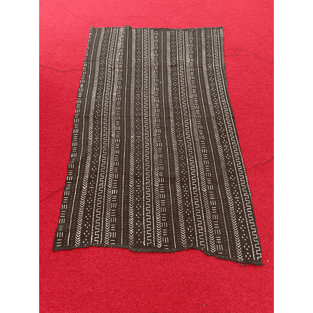 Mudcloth Fabric. Black and White Handmade in Mali 100% Cotton. Sizes ...