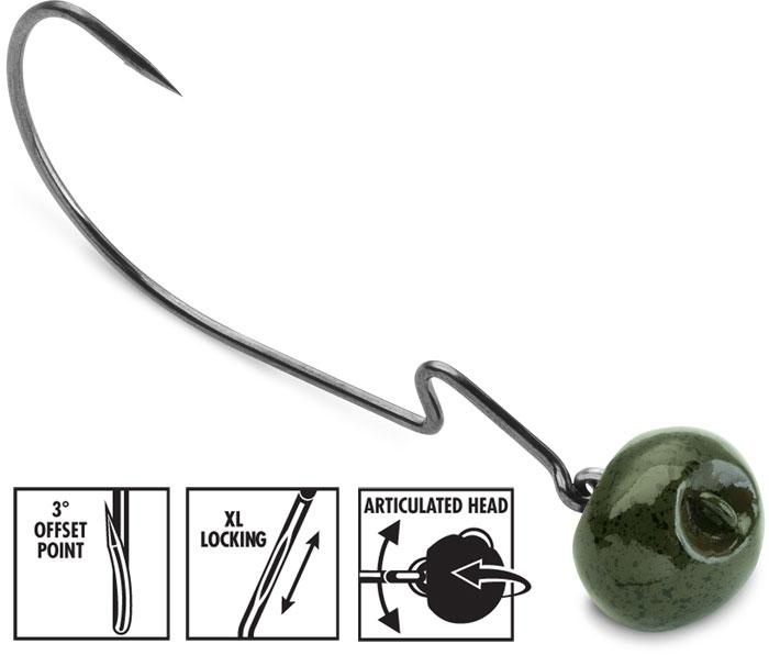 VMC - Swingin ' Rugby Wide Gap Jig - - Guntersville Tackle Outdoor ...
