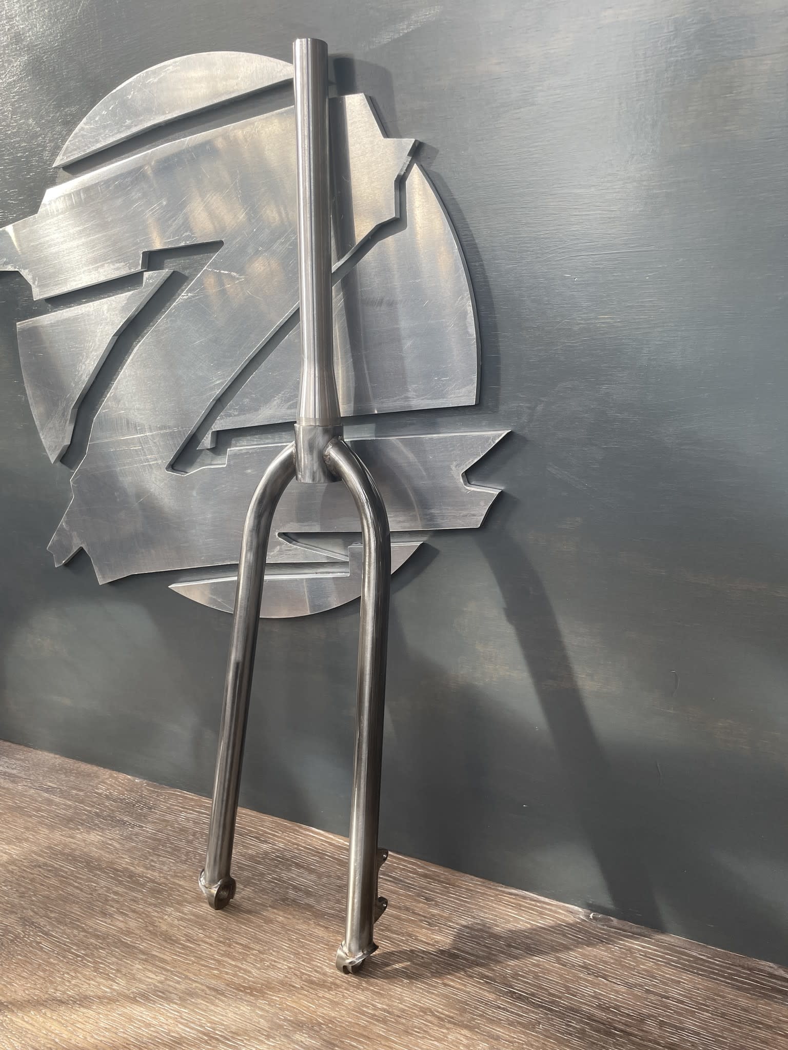 Custom Steel 32er bicycle fork for 32 inch wheel - Zinn Cycles