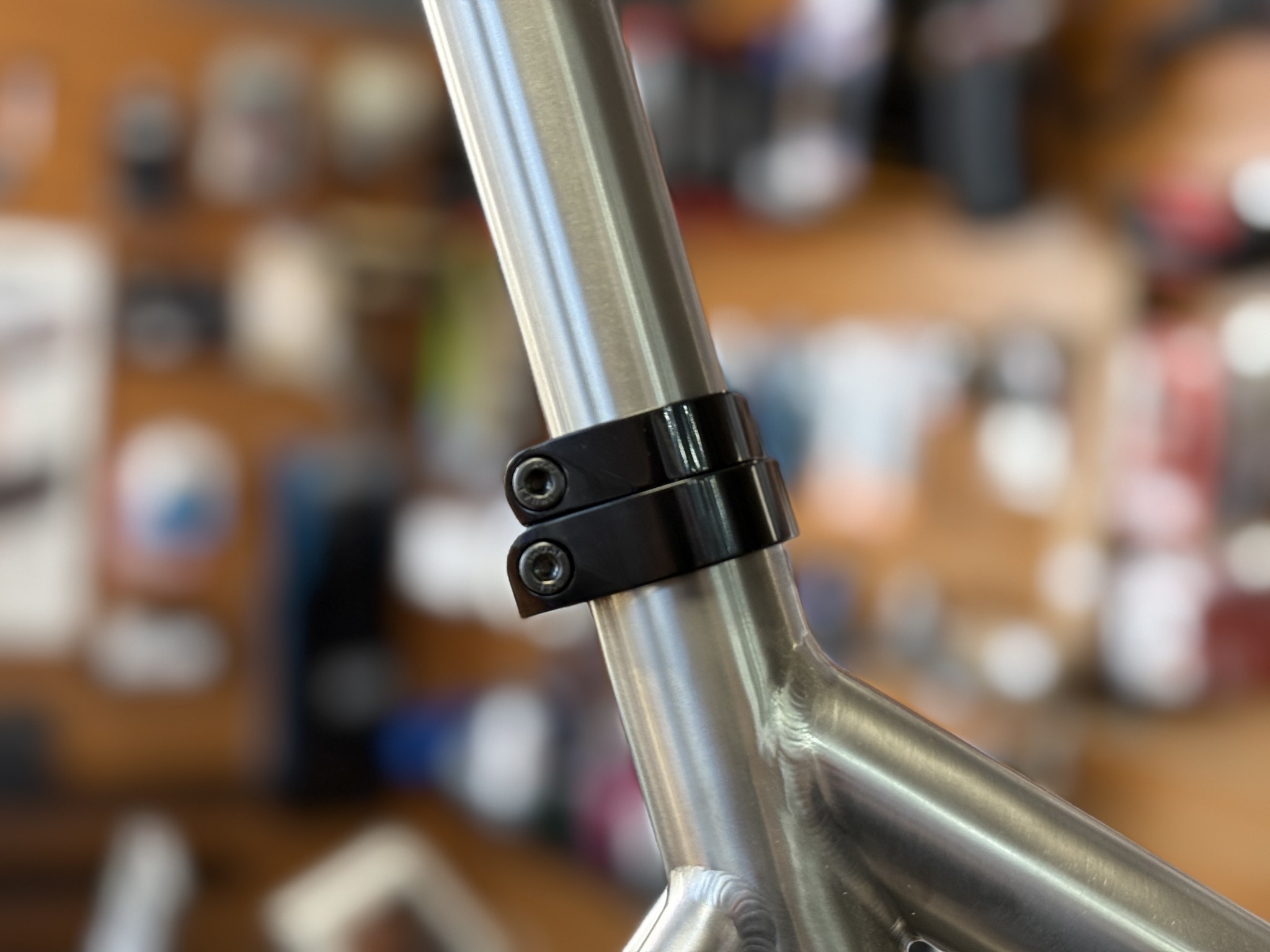 Zinn Seat Post Friction clamp set: Anti-slip Clamp with matching Seat ...