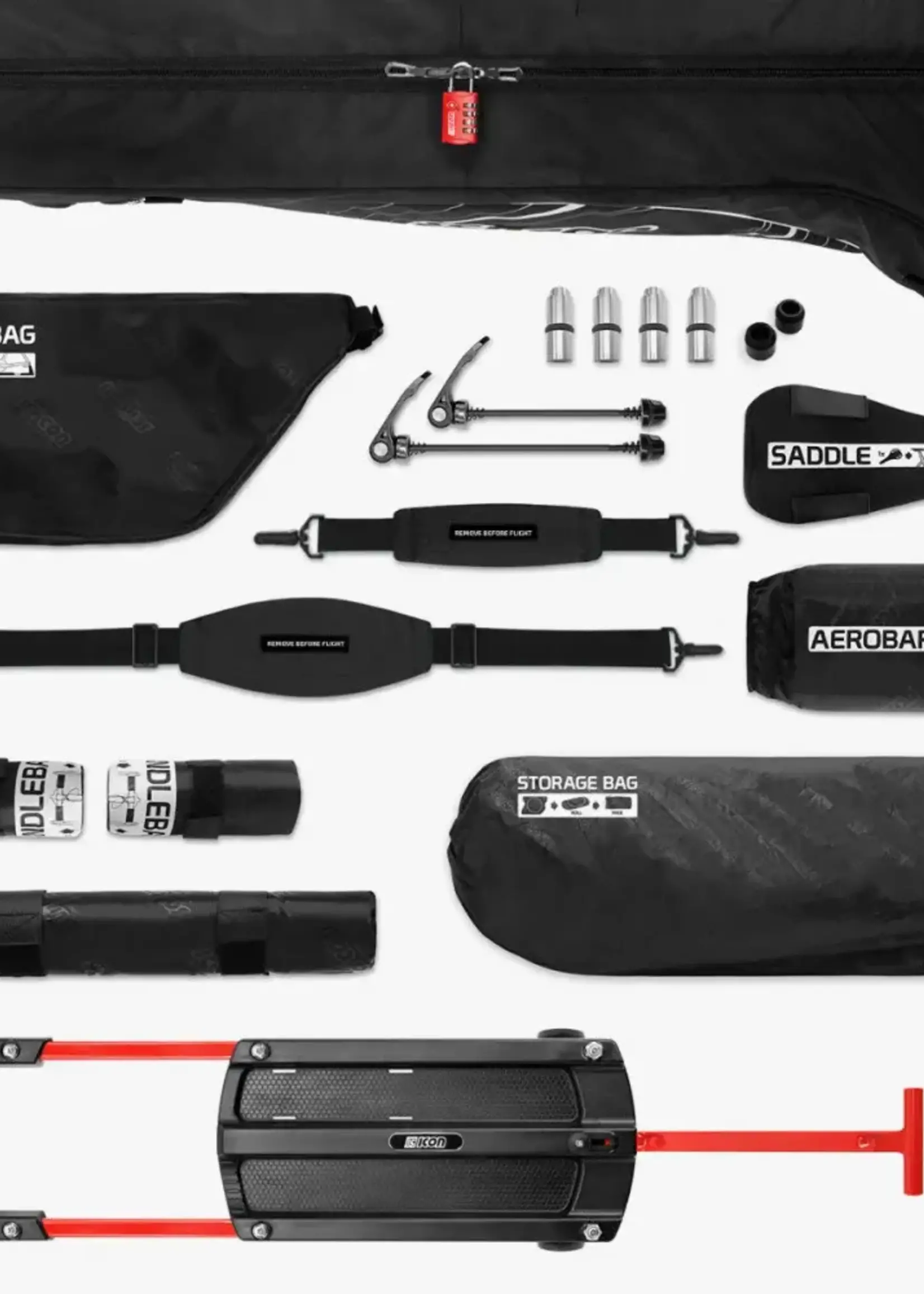 Bag Scicon Aerocomfort 3.0 Triathalon Bike Black - SOMI BIKE, LLC