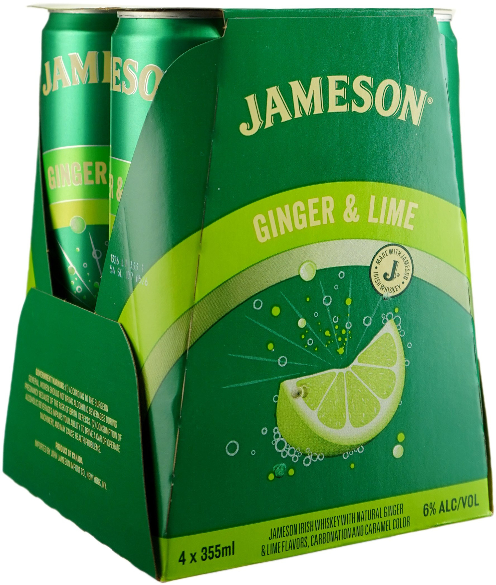 Jameson Ginger & Lime Cocktail 4pk CN - Lighthouse Canton