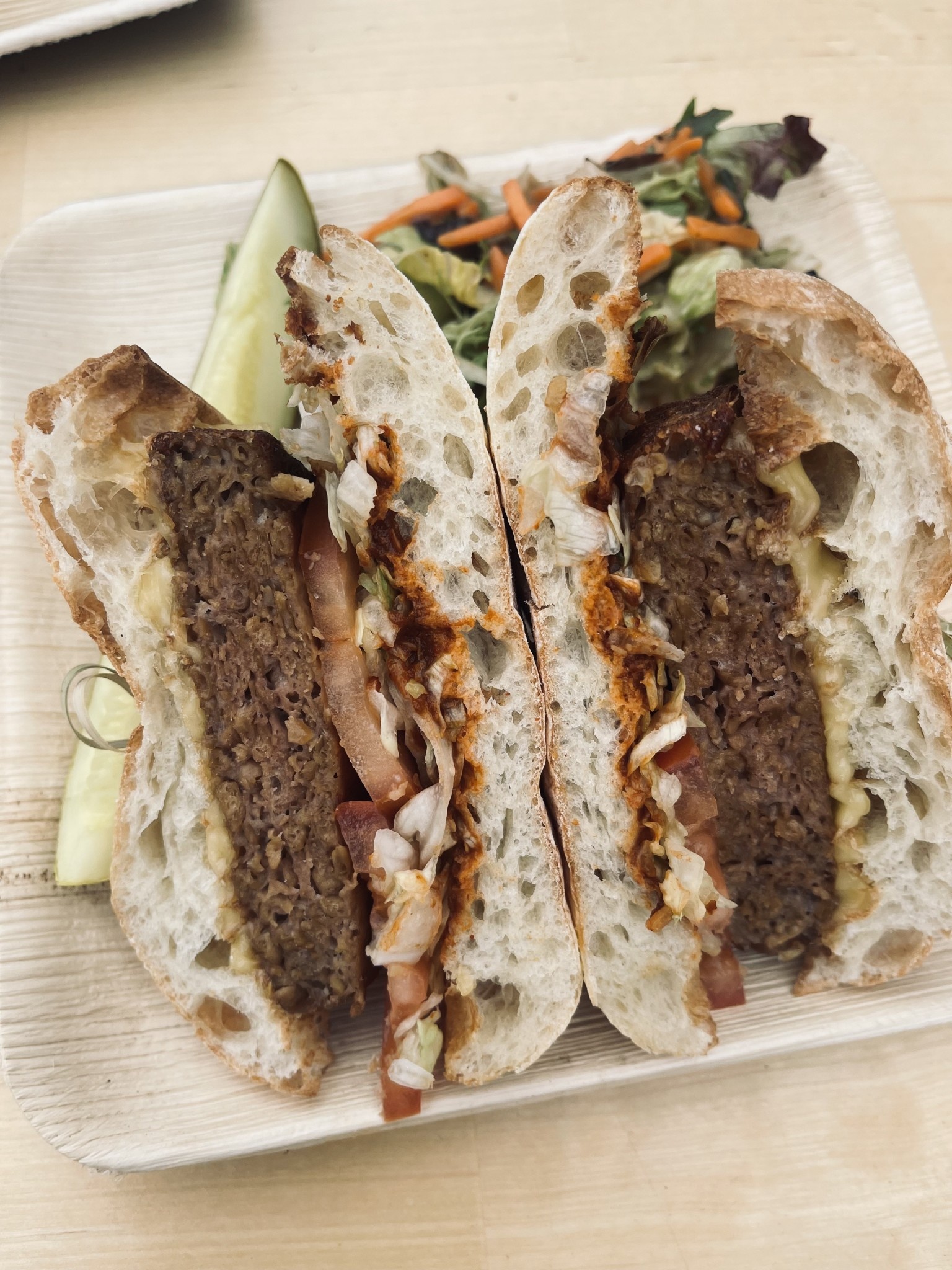 Adobo Avocado Burger - Lighthouse Canton