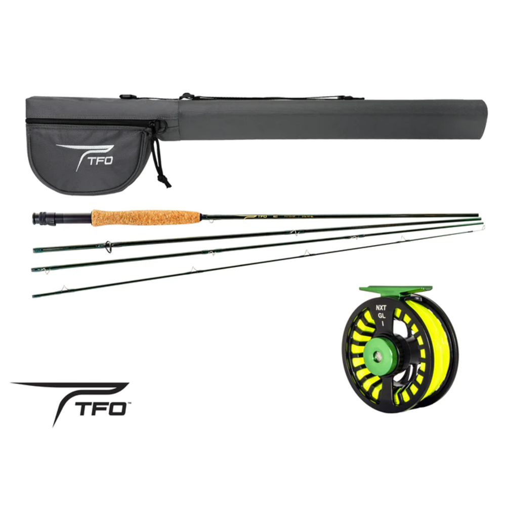 TFO NXT Outfit 4/5wt. 4pc w/GL1 Reel - Fulcrum Outdoors