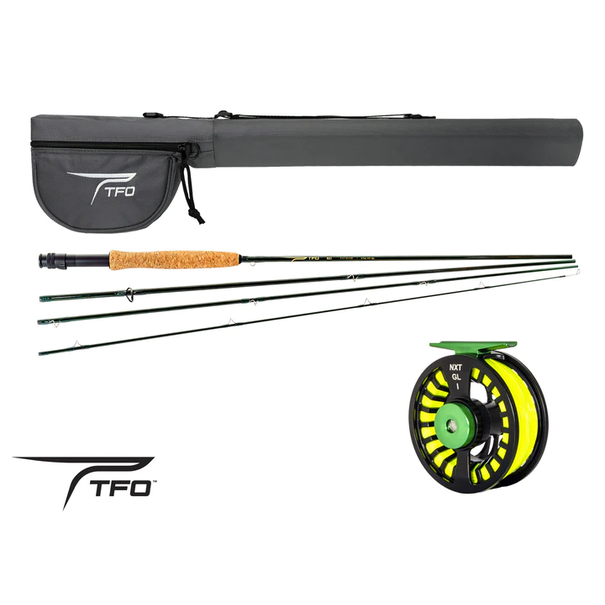 TFO NXT Outfit 4/5wt. 4pc w/GL1 Reel - Fulcrum Outdoors