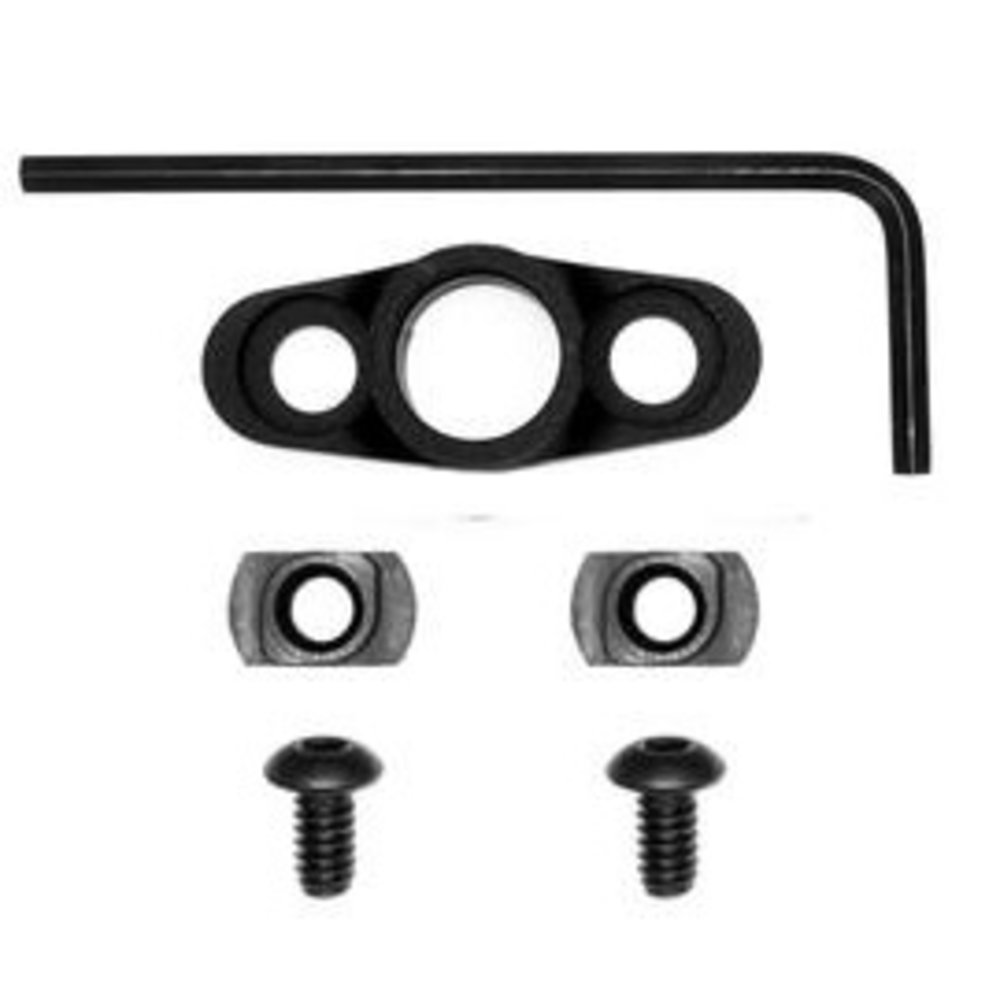 M-LOK Full Rotating Flanged Push Button Base Mount - Fulcrum Outdoors