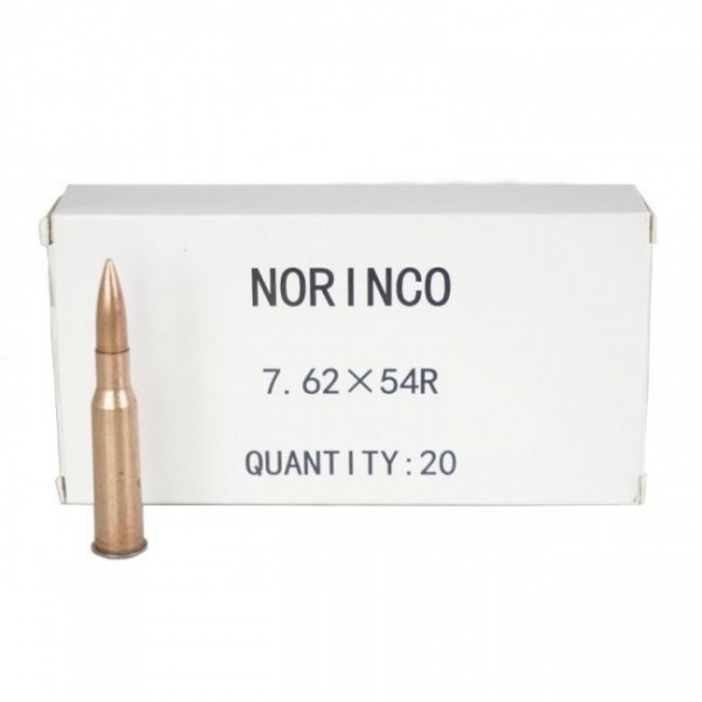 Norinco 7.62x54R 150GR FMJ Ammo - Fulcrum Outdoors