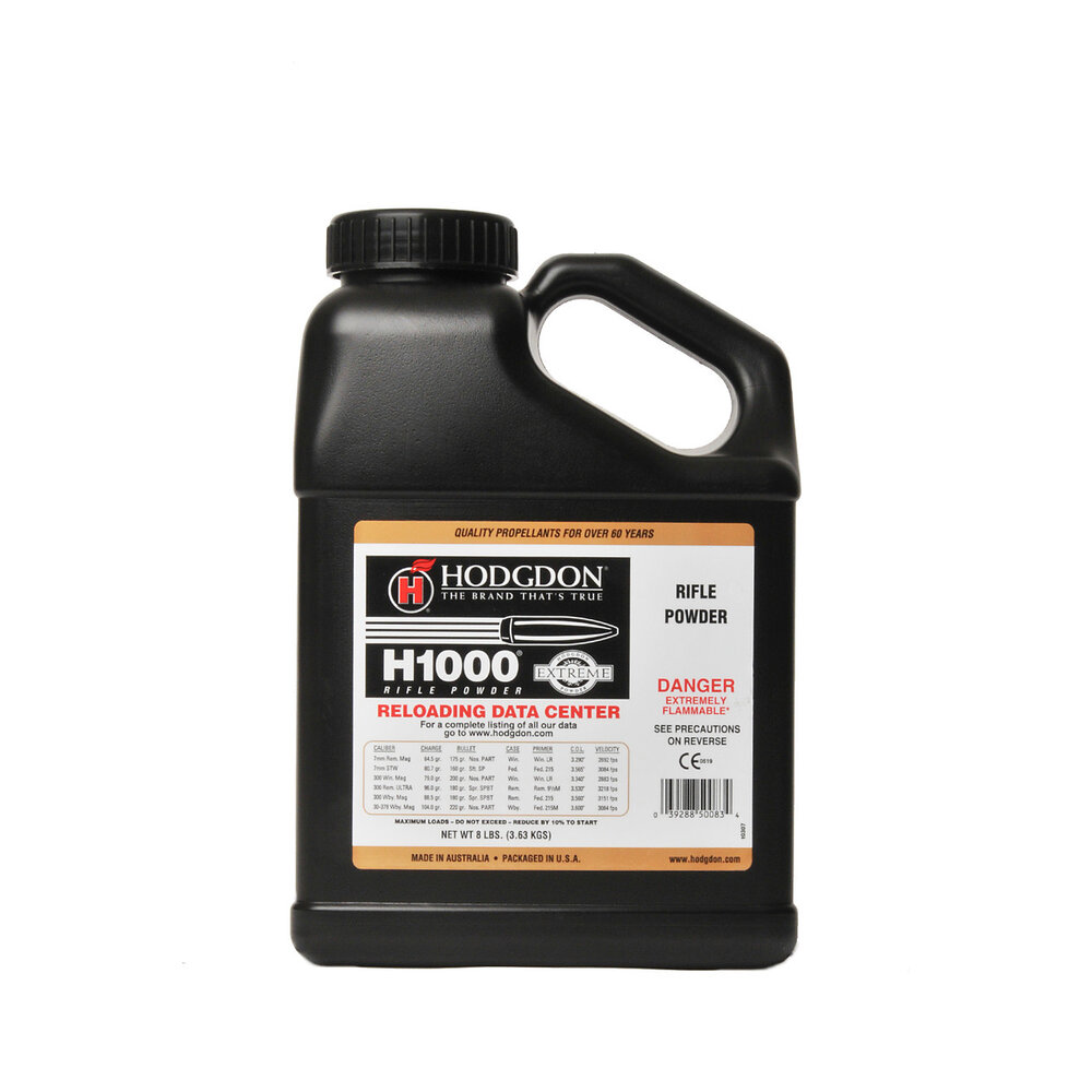 Hodgdon 8lb. H1000 Reloading Powder - Fulcrum Outdoors