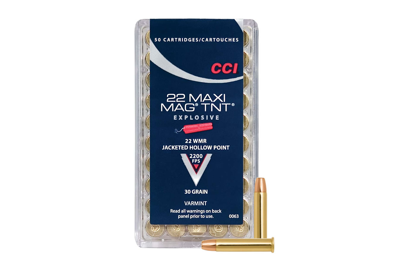 CCI Maxi-Mag TNT 22 Mag 30 Gr JHP - Fulcrum Outdoors