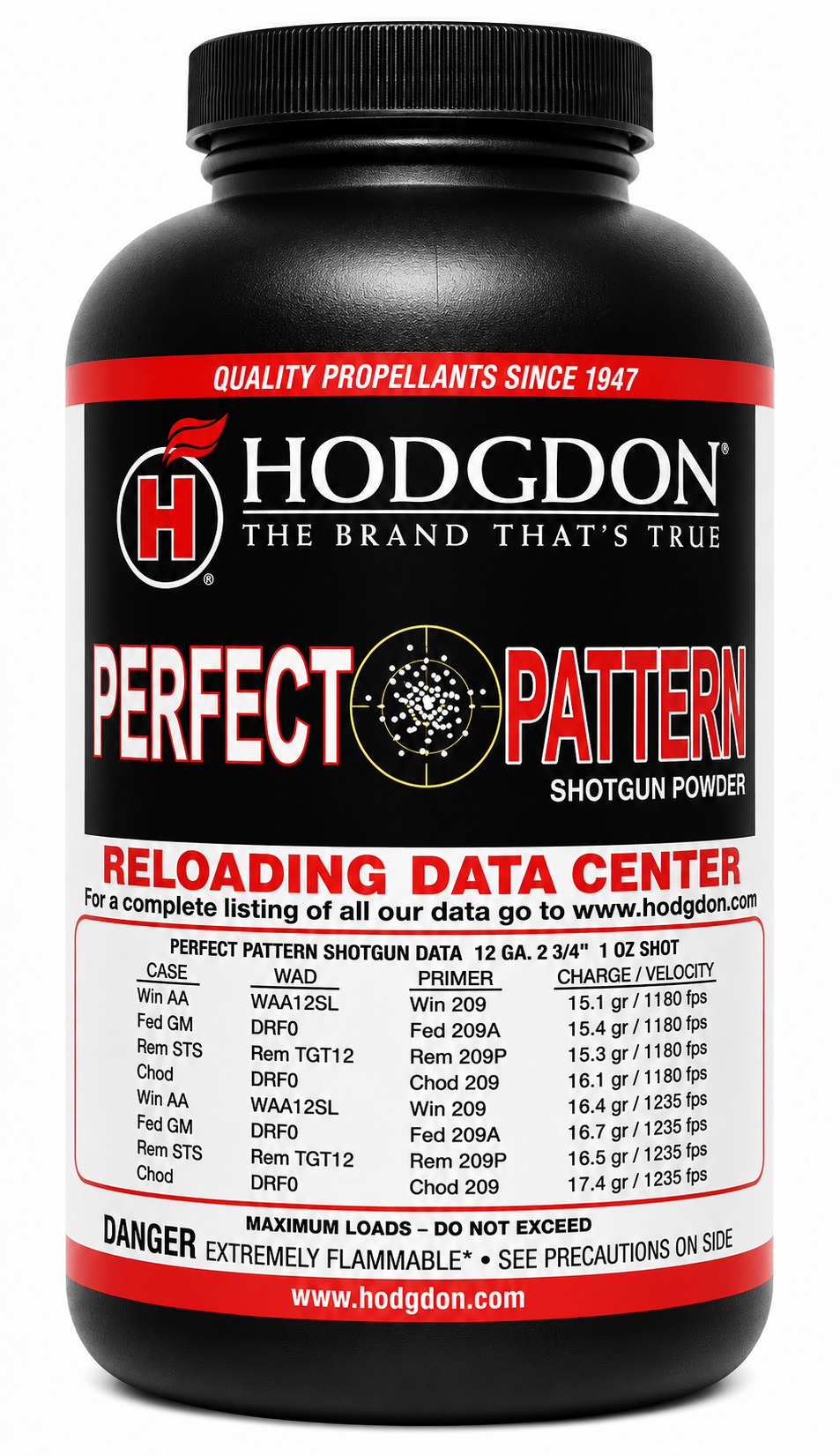 Hodgdon Perfect Pattern Powder 1lb - Fulcrum Outdoors
