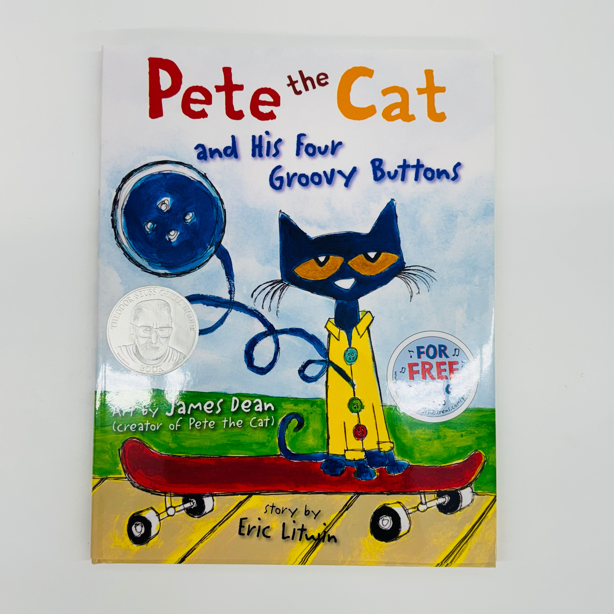 Pete the Cate & His 4 Groovy Buttons Book - Macs & Milli