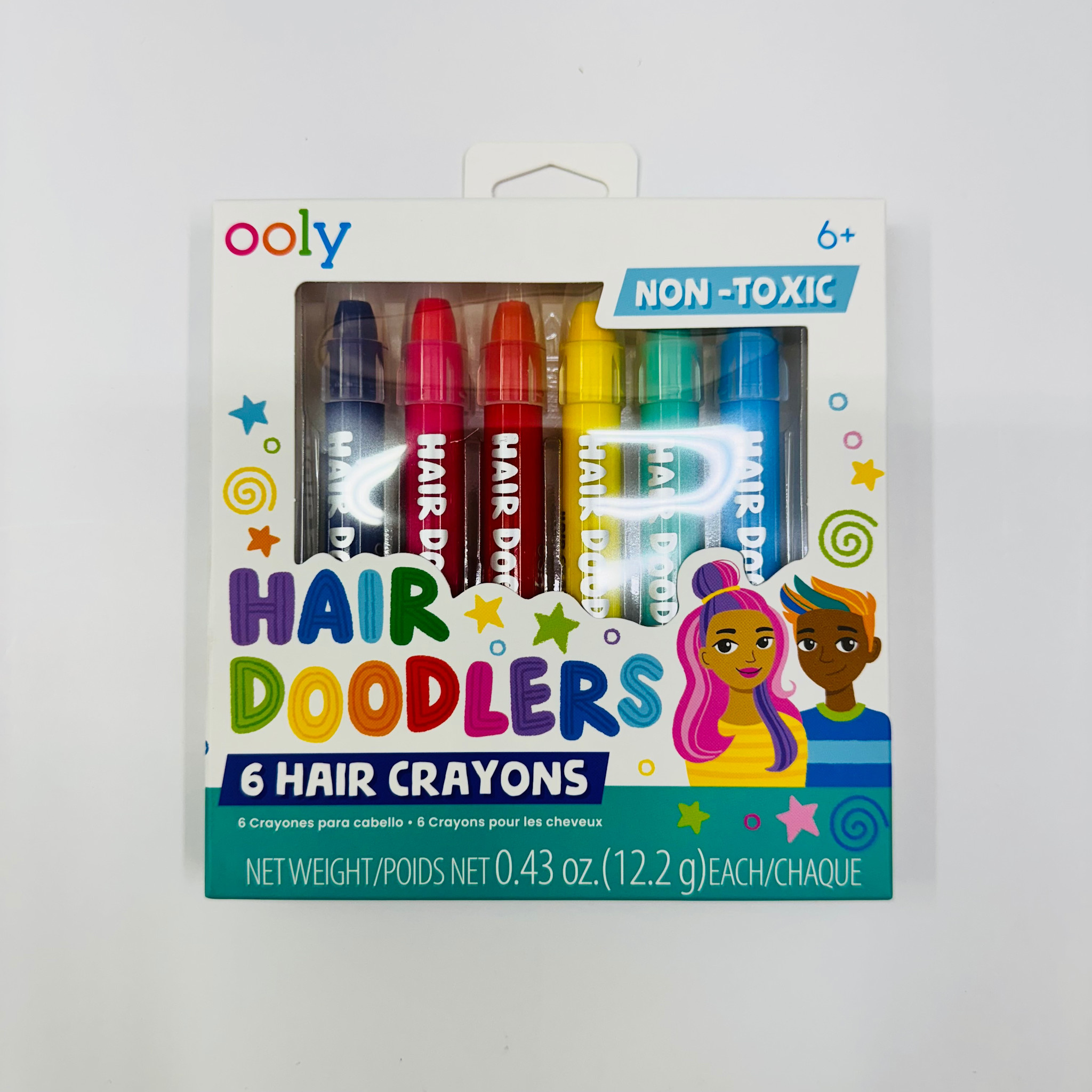 Hair Doodlers: Hair Crayons (Set of 6) - Macs & Milli