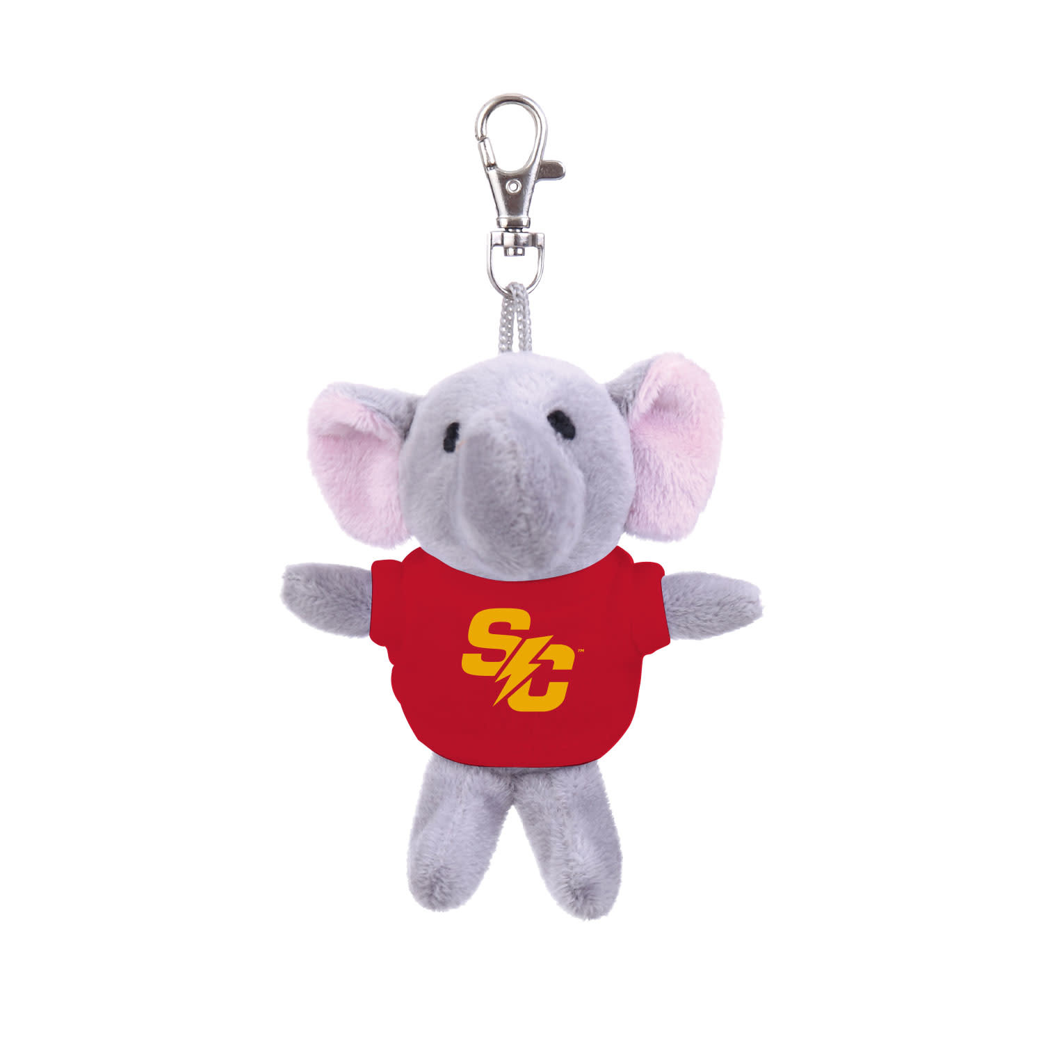 Plush Elephant Keychain - Simpson College Spirit Shop