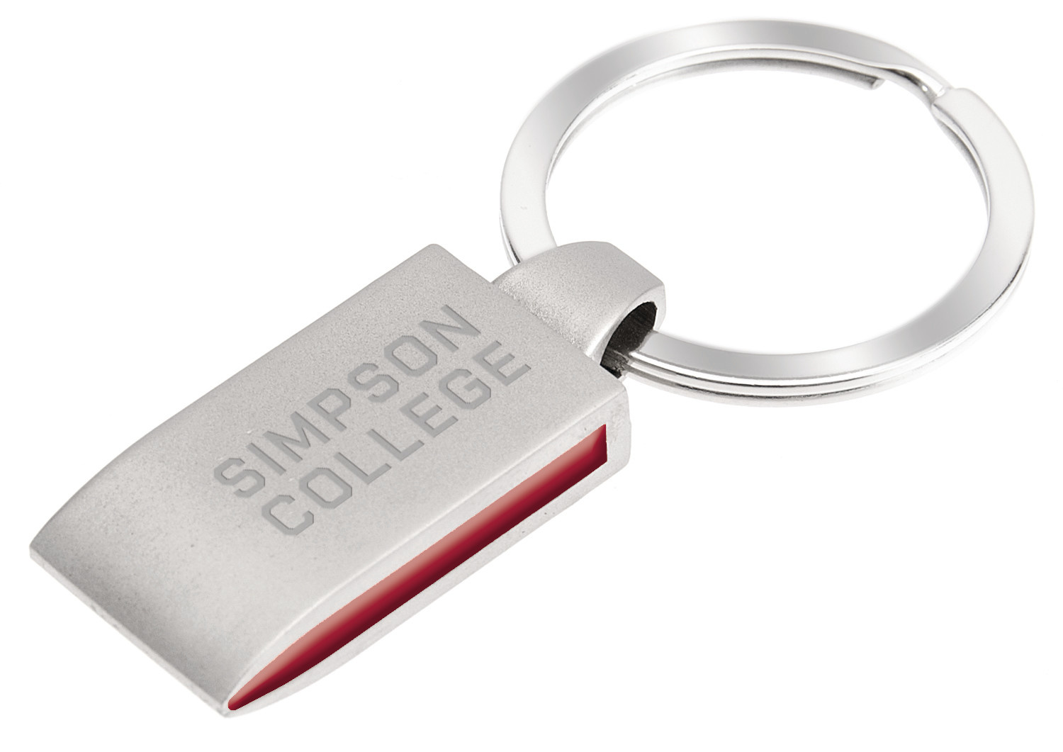 Jardine Wedge Key Ring - Simpson College Spirit Shop