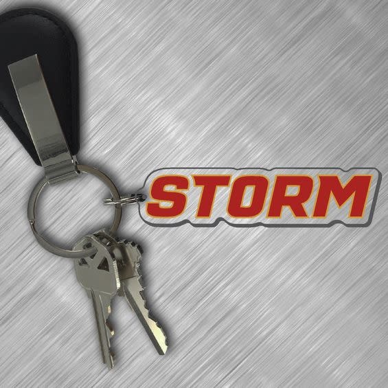 Color Shock Storm Keychain - Simpson College Spirit Shop