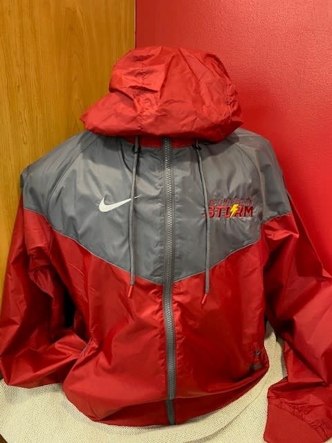Nike CC - Men's FTBLL Windbreaker Crimson - Simpson College Spirit Shop