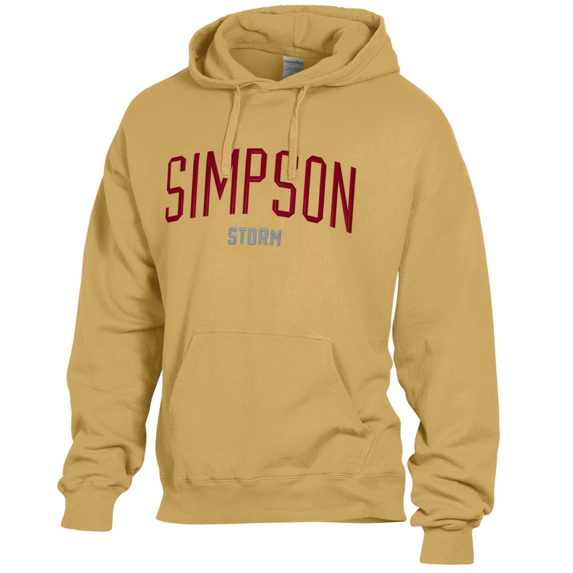 Comfort Wash Hood - Artisan Gold - Simpson College Spirit Shop