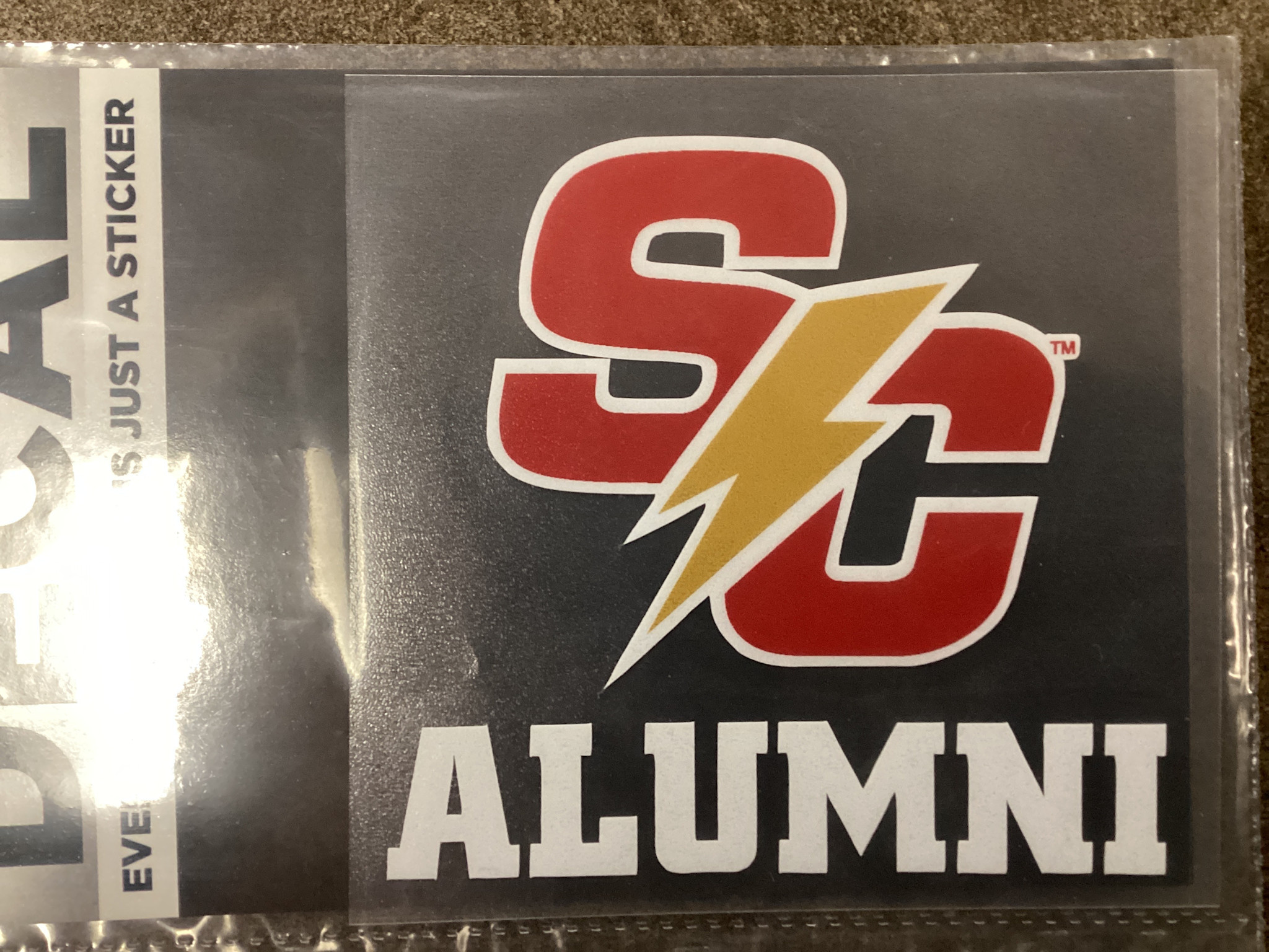 Color Shock 4x3.75 Alumni Decal - Simpson College Spirit Shop