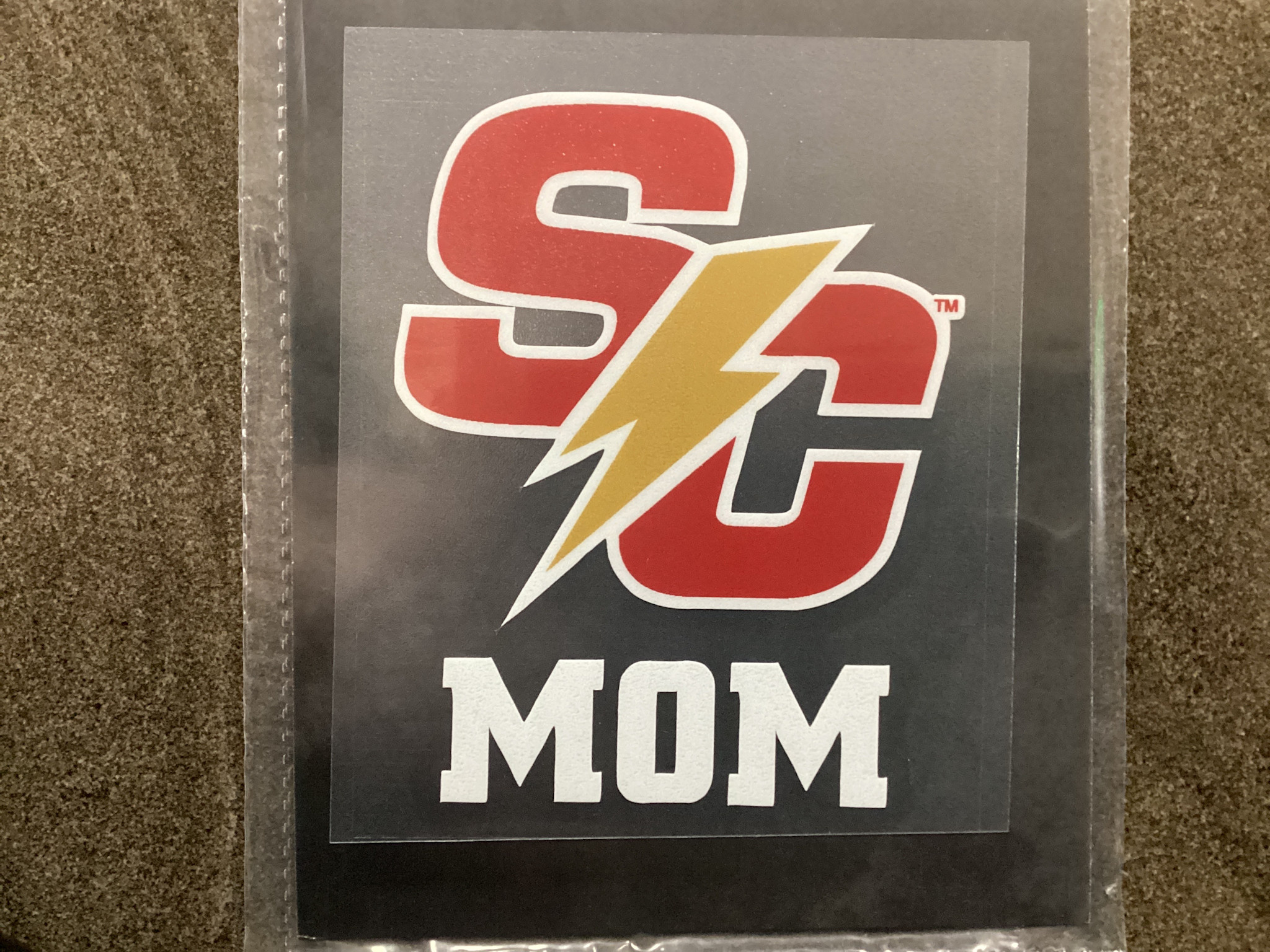 Color Shock 3.5 x 4 Mom Decal - Simpson College Spirit Shop
