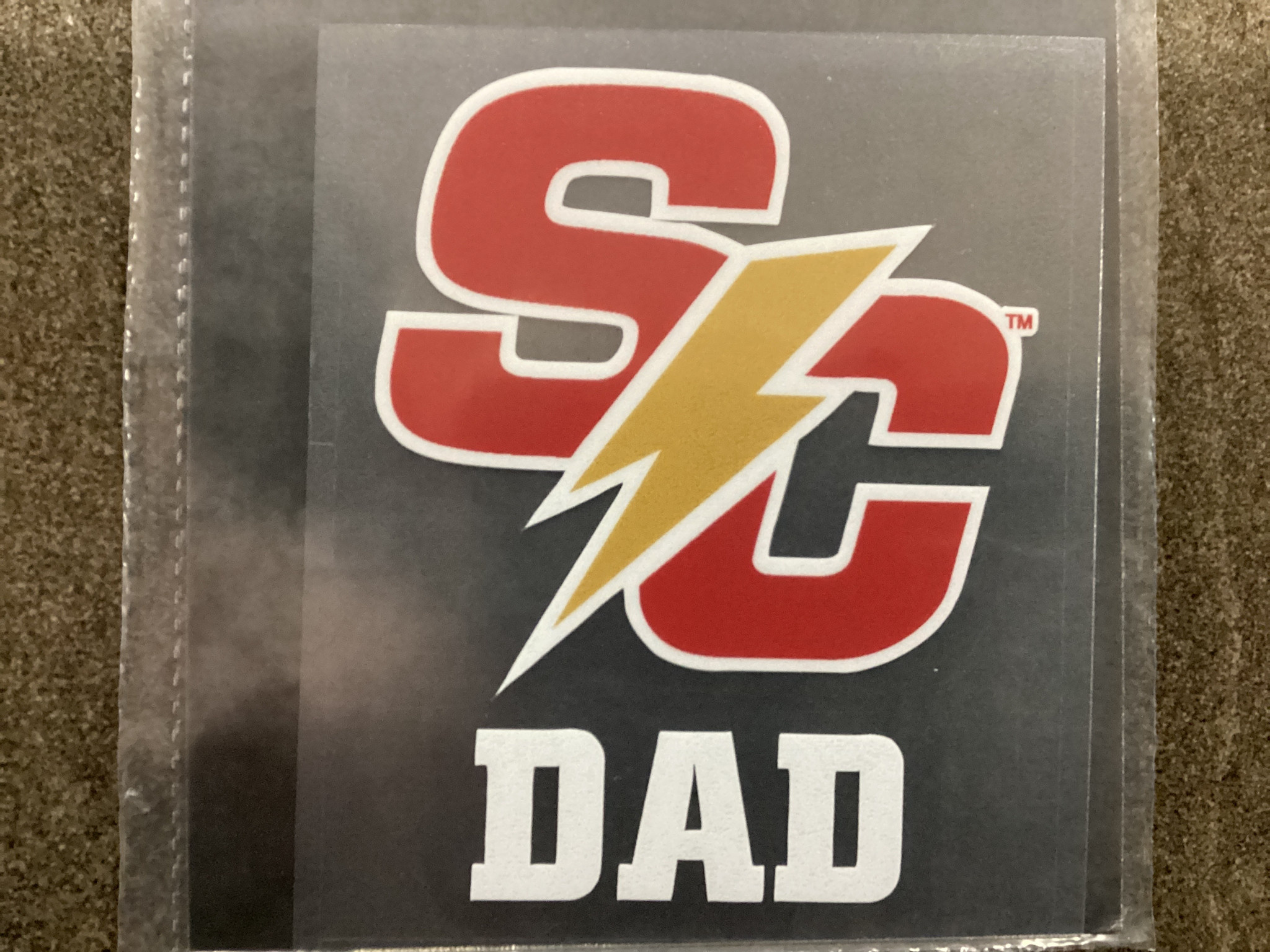 3.5x4 Dad Decal - Simpson College Spirit Shop
