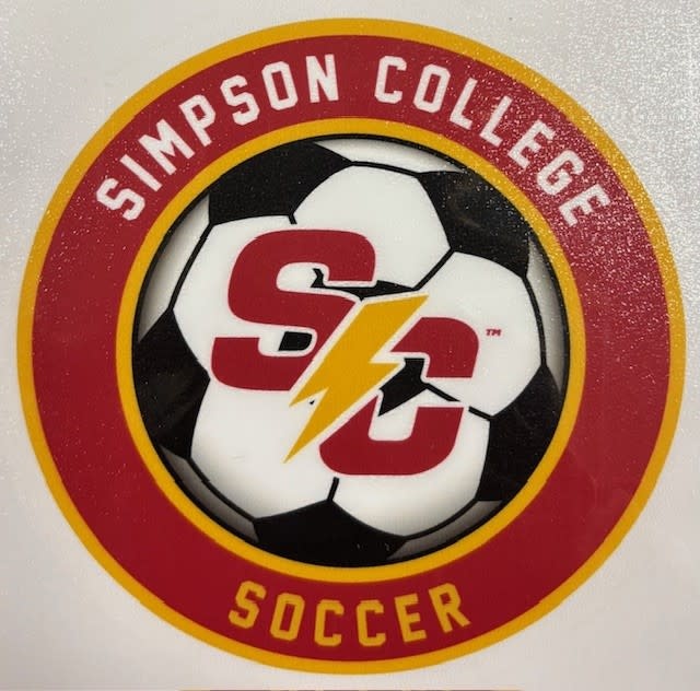 SDS Designs Simpson Soccer Decal - Simpson College Spirit Shop