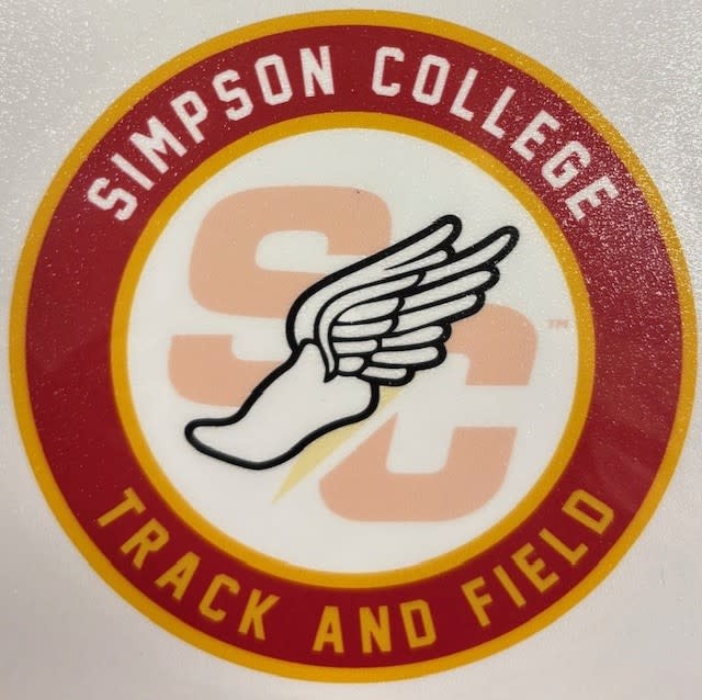 SDS Designs Simpson Track And Field Decal - Simpson College Spirit Shop
