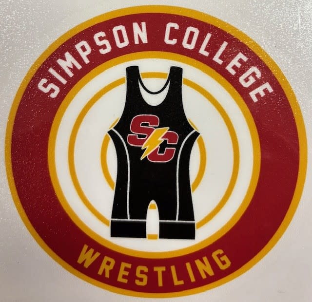 SDS Designs Simpson Wrestling Decal - Simpson College Spirit Shop
