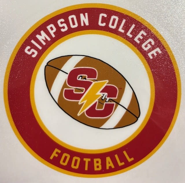 SDS Designs Simpson Football Decal - Simpson College Spirit Shop