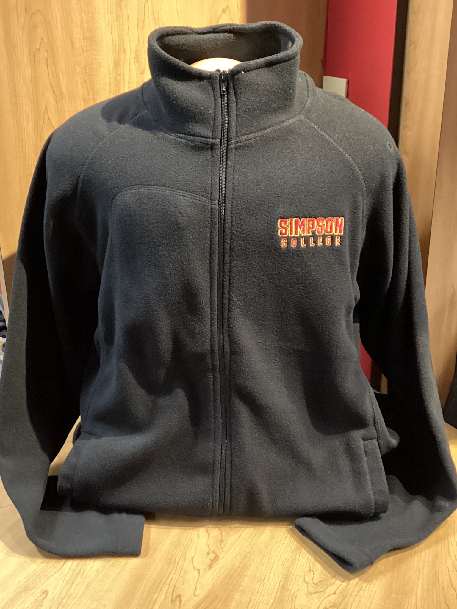 MV Sport Fleece Full Zip - Black - Simpson College Spirit Shop